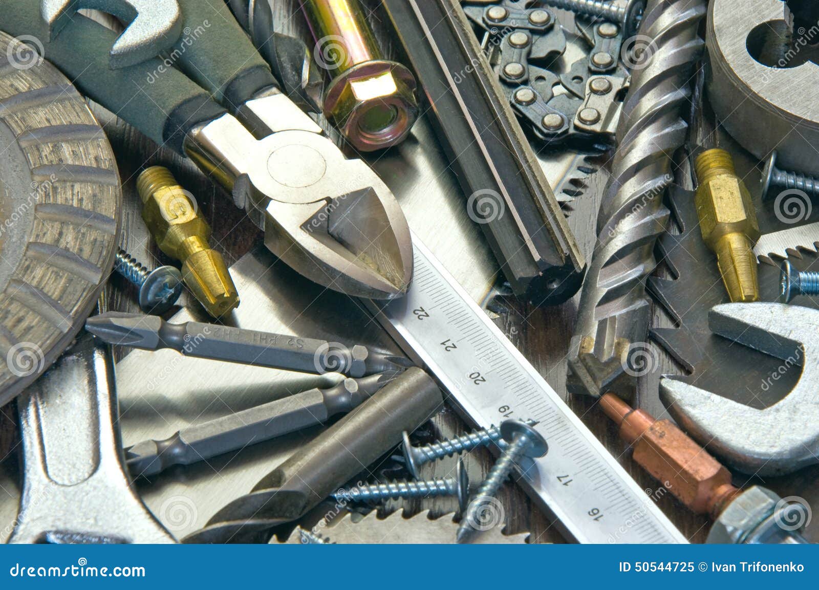 Building and Measuring Tools Stock Image - Image of accessory ...