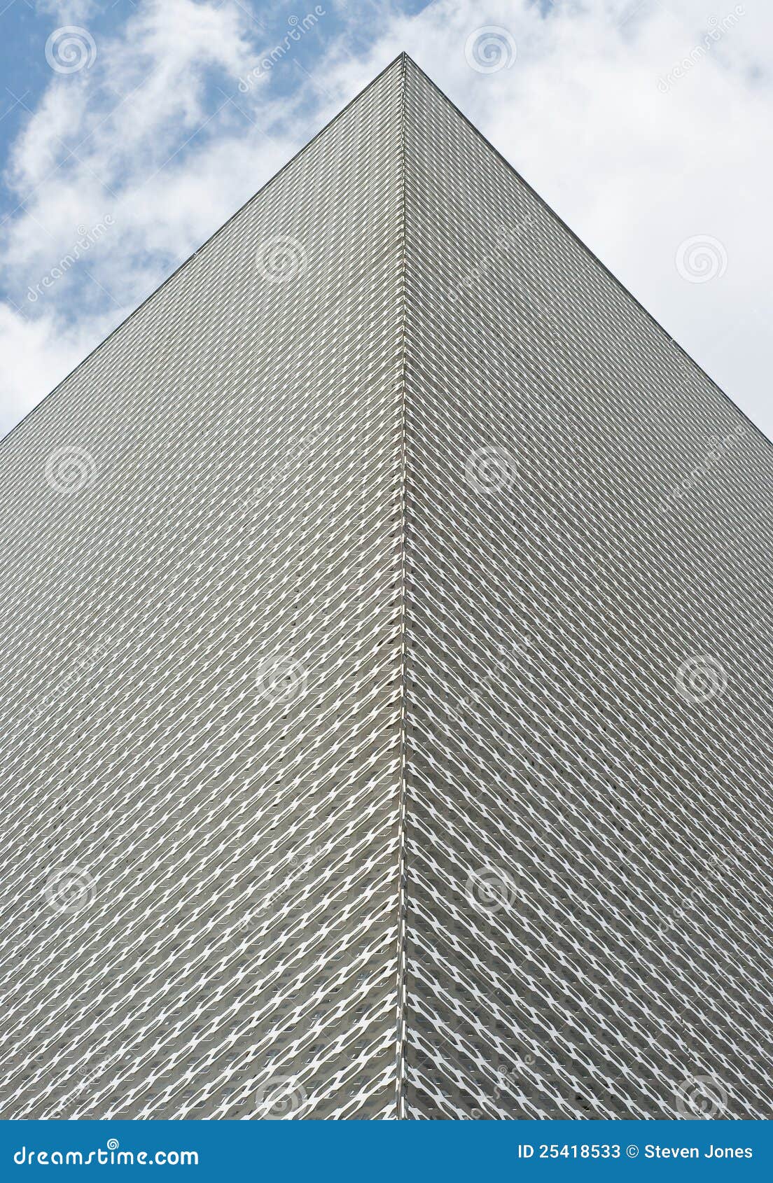 Building with Metal Surface Stock Image - Image of corporate ...