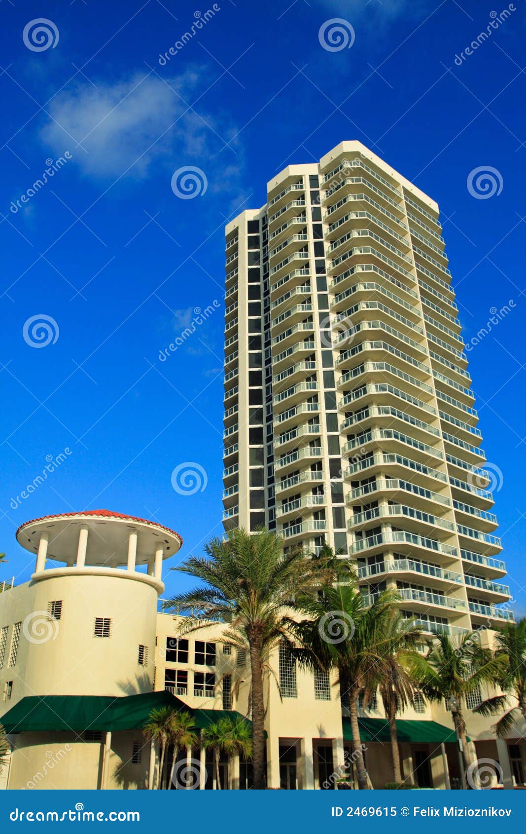 Building on Miami Beach stock image. Image of destination - 2469615
