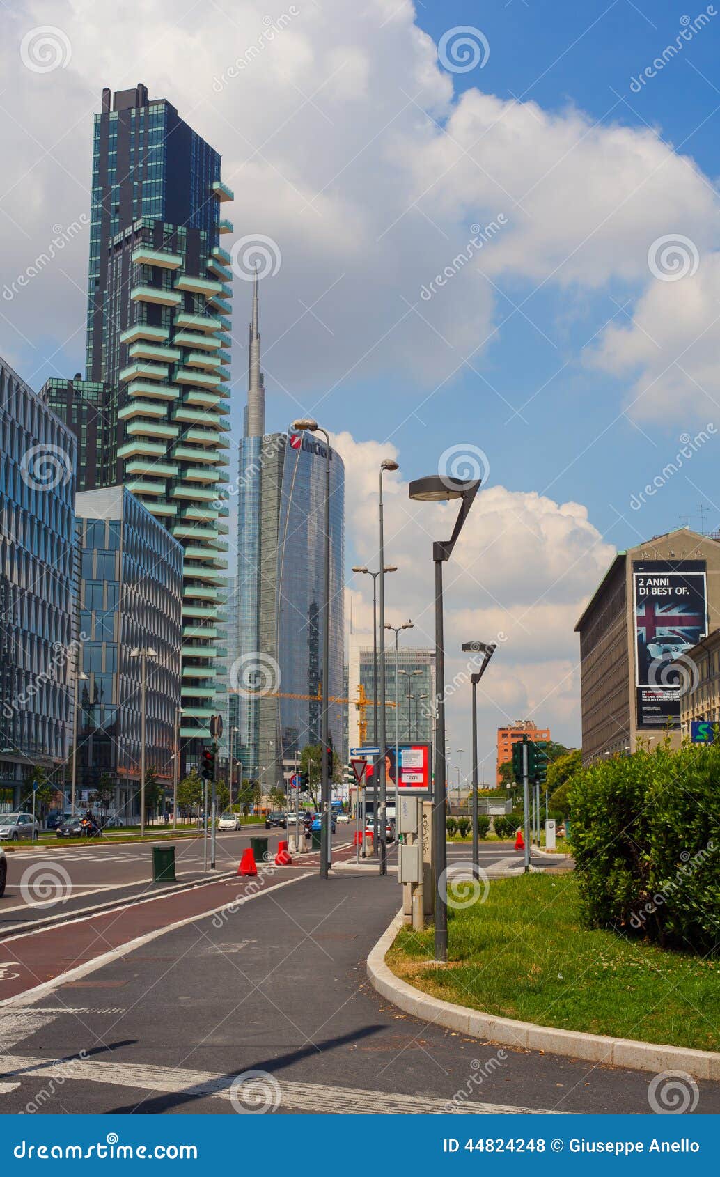 Building, Milan editorial stock photo. Image of italian - 44824248