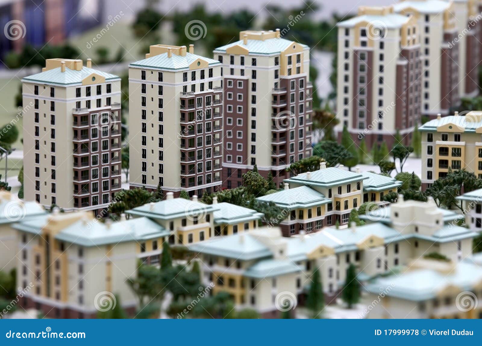 Building Miniatures Real Estate Stock Photo - Image of construction ...