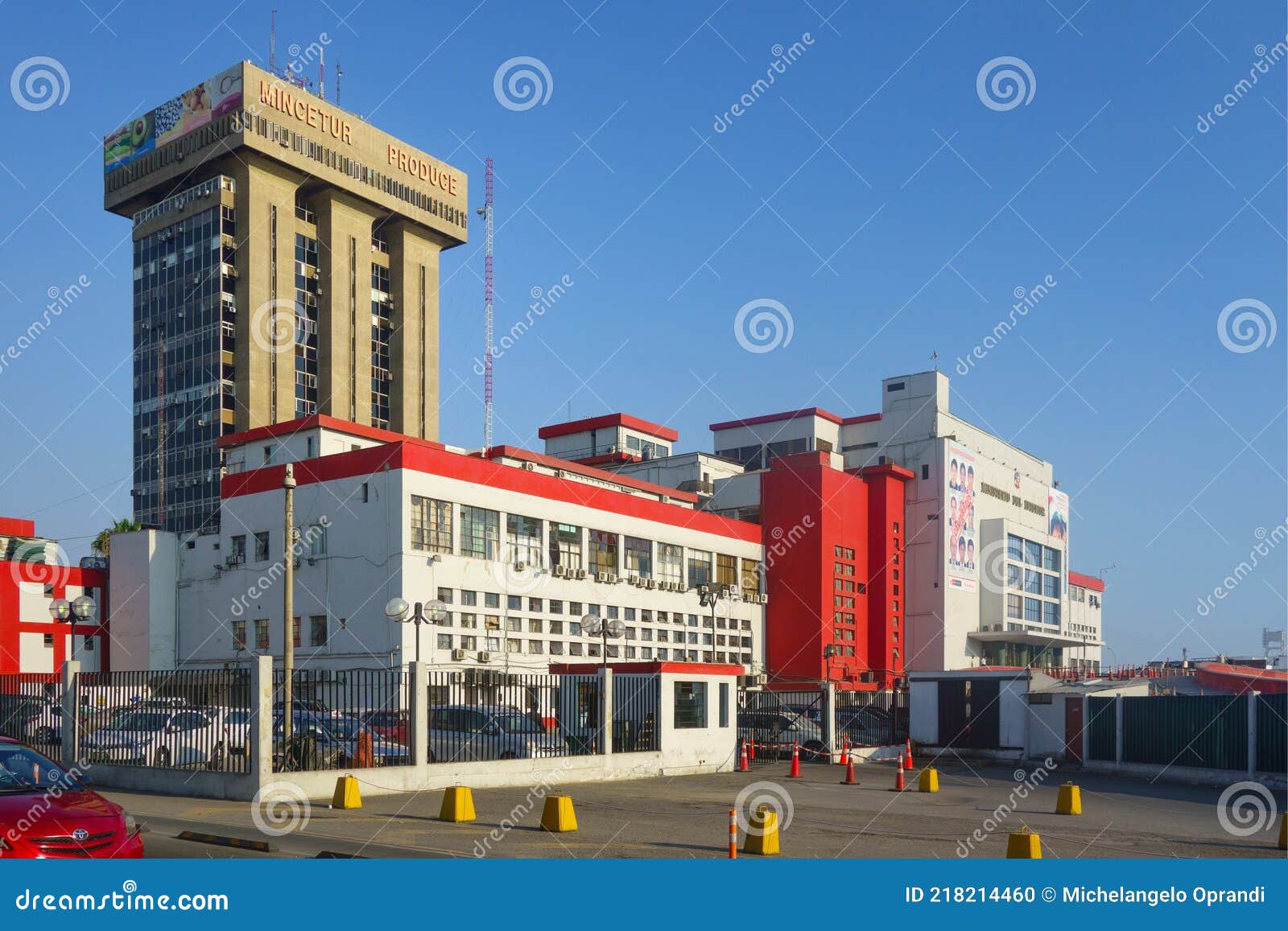 Building of the Ministry of Production and Trade of the Peru in Lima ...