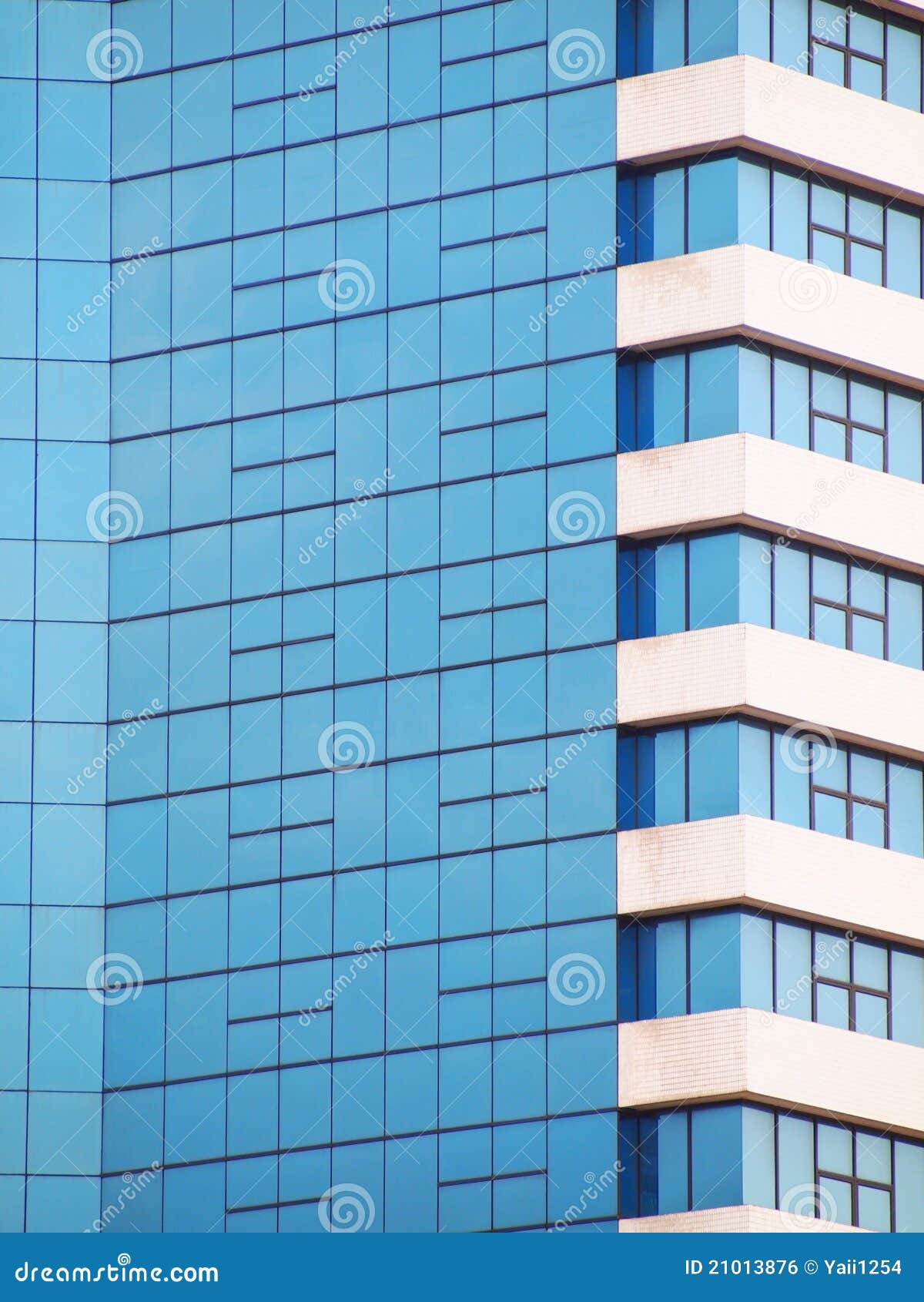 Building mirror glass wall stock photo. Image of clouds - 21013876