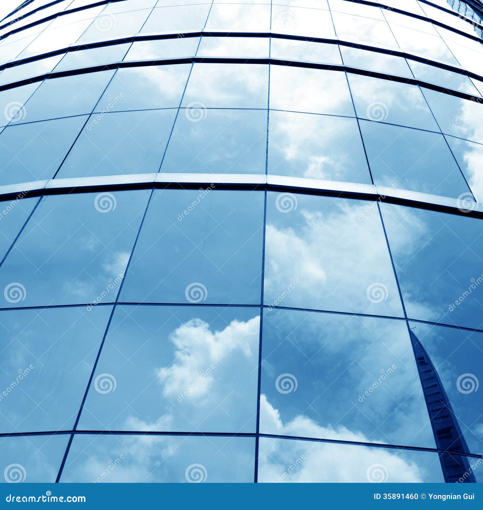 Building mirror glass wall stock photo. Image of reflecting - 35891460