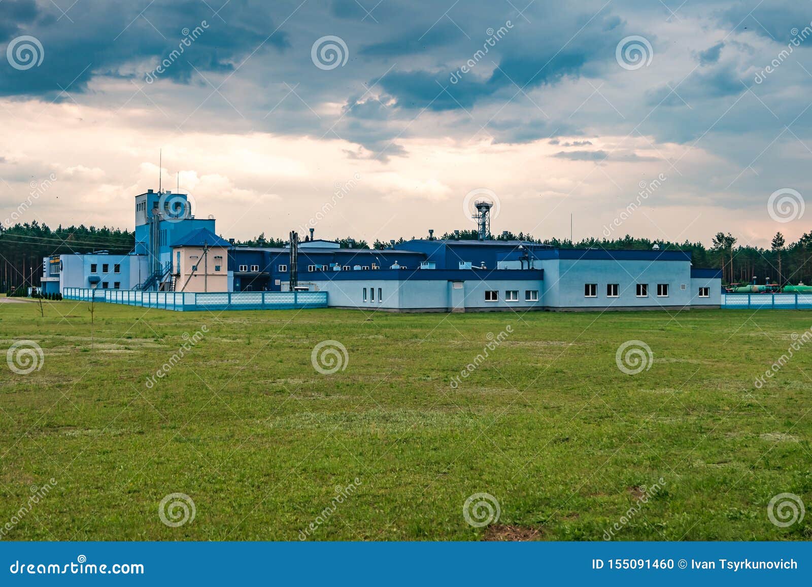 Building of Modern Agro-processing Starch Factory Stock Photo - Image ...