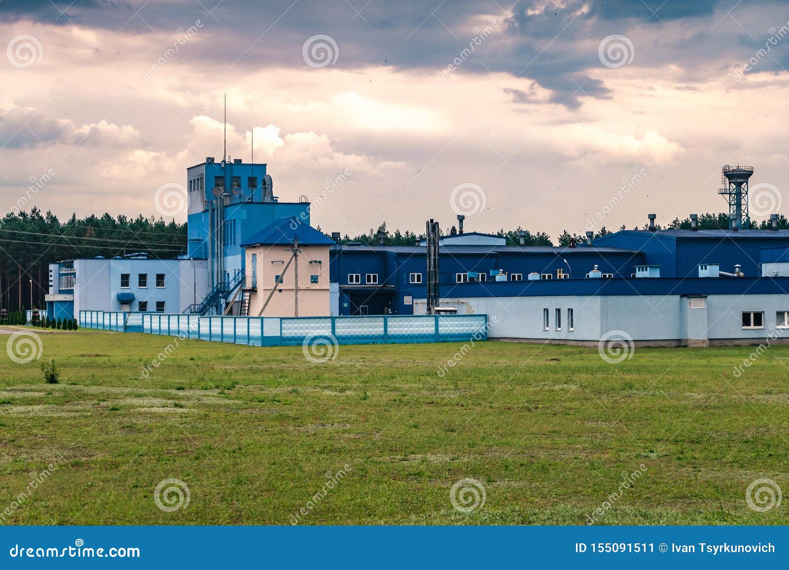 Building of Modern Agro-processing Starch Factory Stock Image - Image ...
