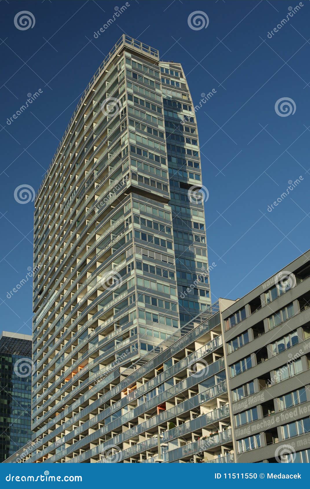 Building with modern flats stock photo. Image of fashionable - 11511550