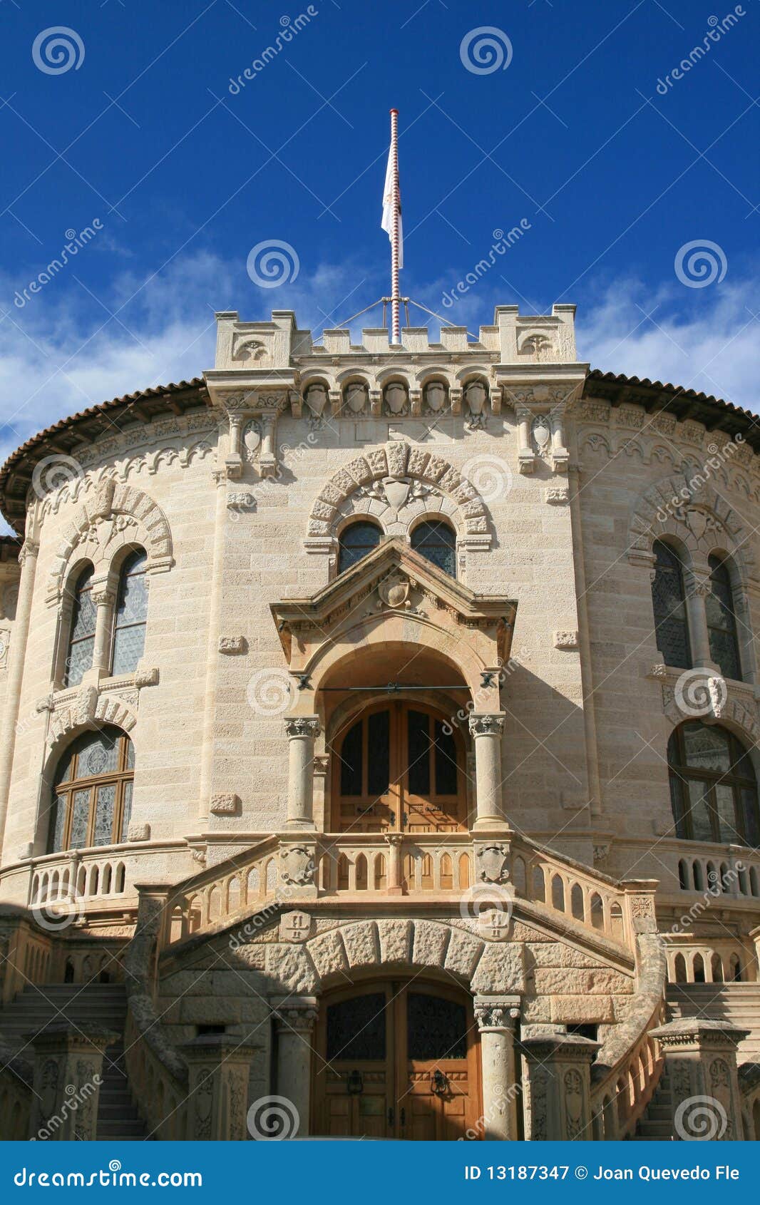 Building of Monaco stock image. Image of tourist, mountain - 13187347