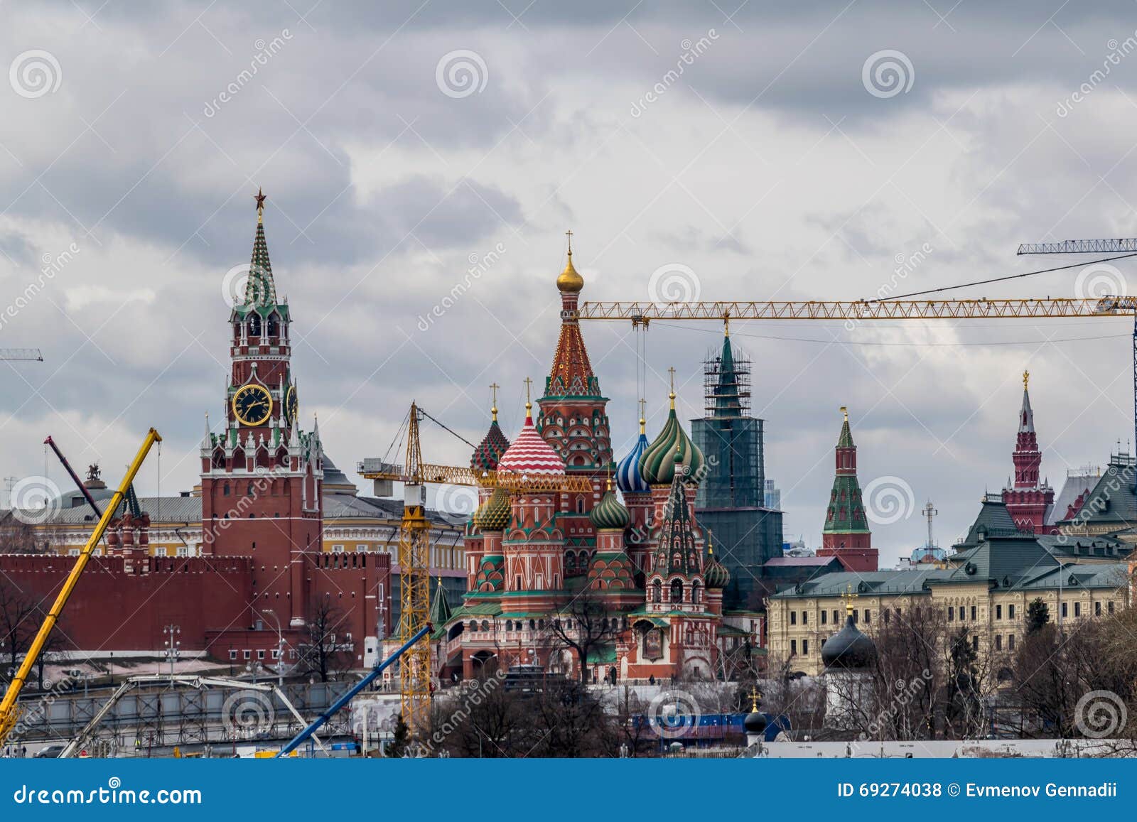 Building in the Moscow Kremlin Editorial Stock Photo - Image of ...
