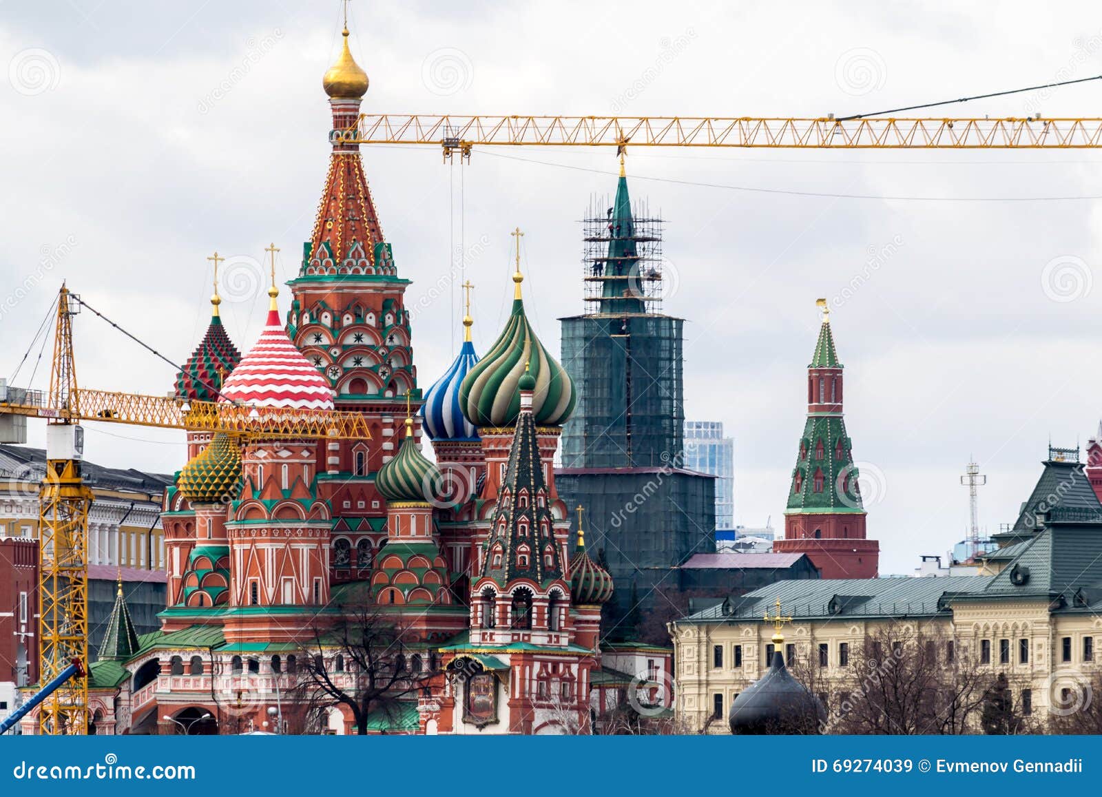 Building in the Moscow Kremlin Editorial Stock Image - Image of ...