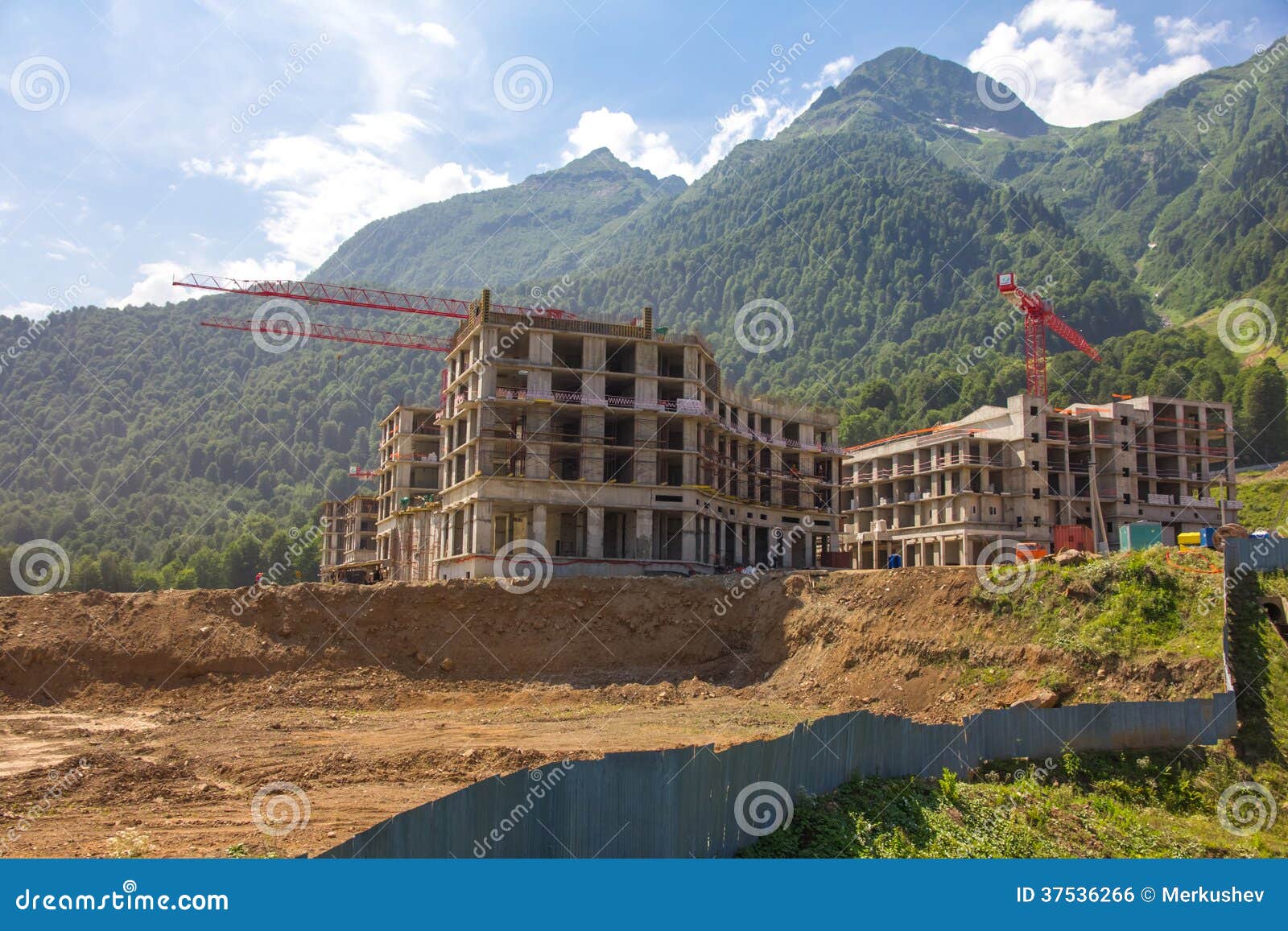 Building in the mountains stock photo. Image of forest - 37536266