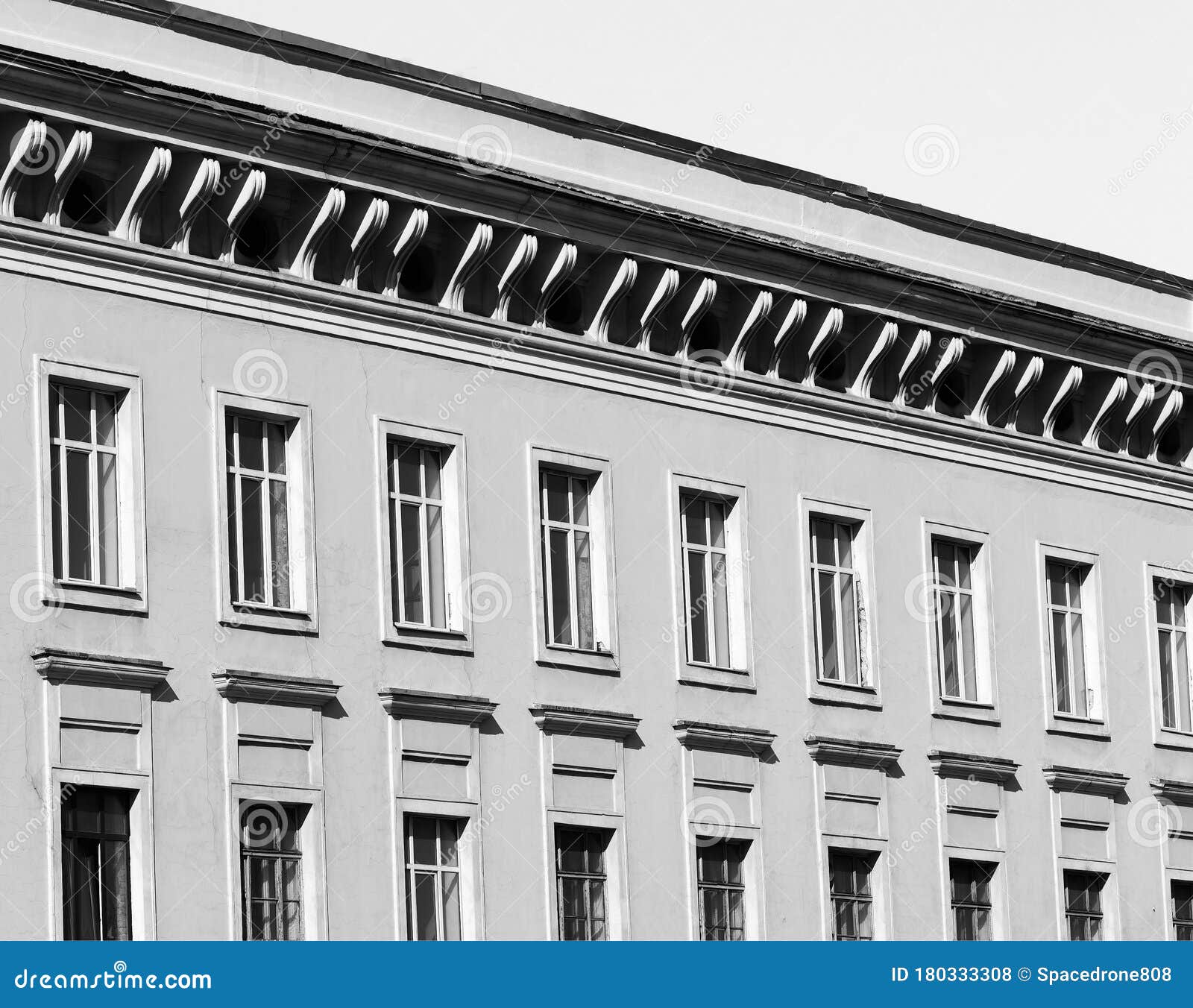 Building with Multiple Windows Diagonal Perspective Stock Photo - Image ...