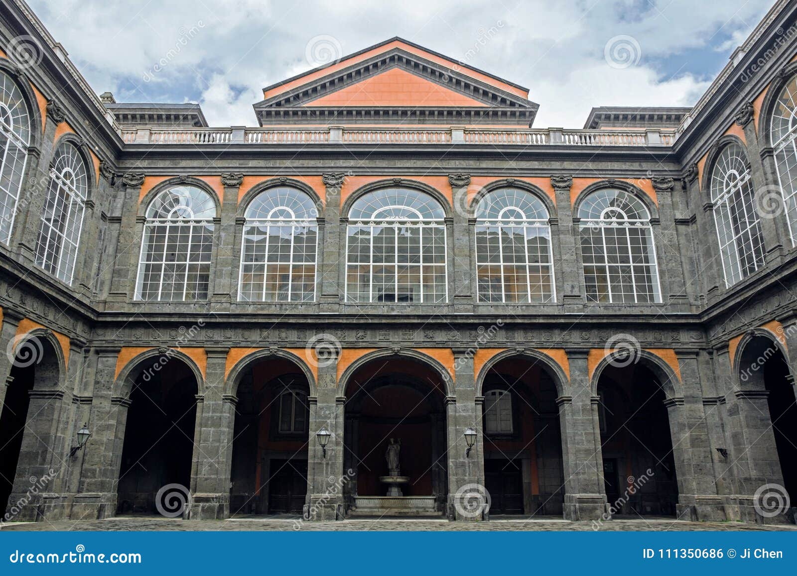 The National Library in Naples Editorial Photo - Image of europe ...