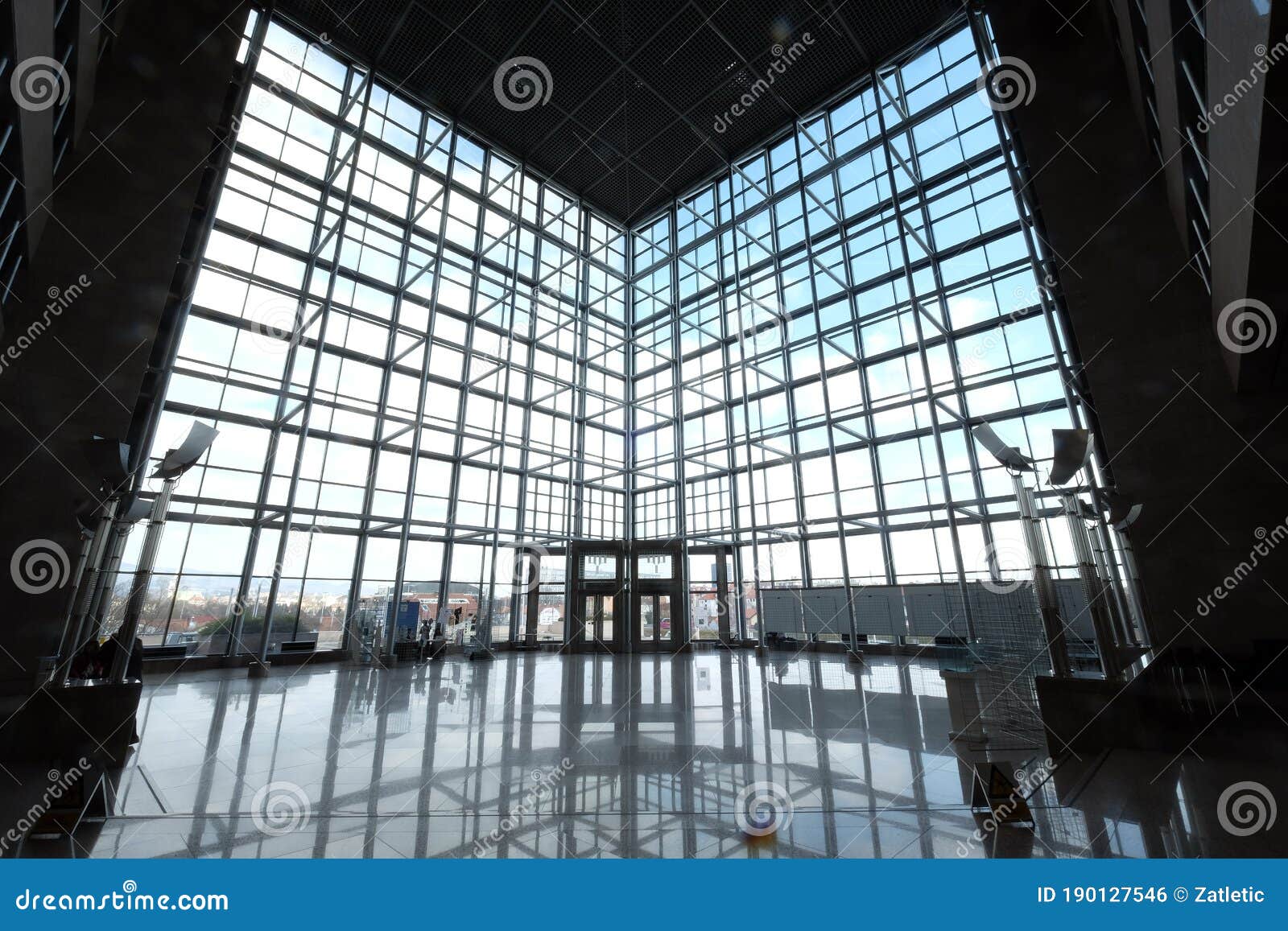 Building of the National and University Library in Zagreb Stock Photo ...