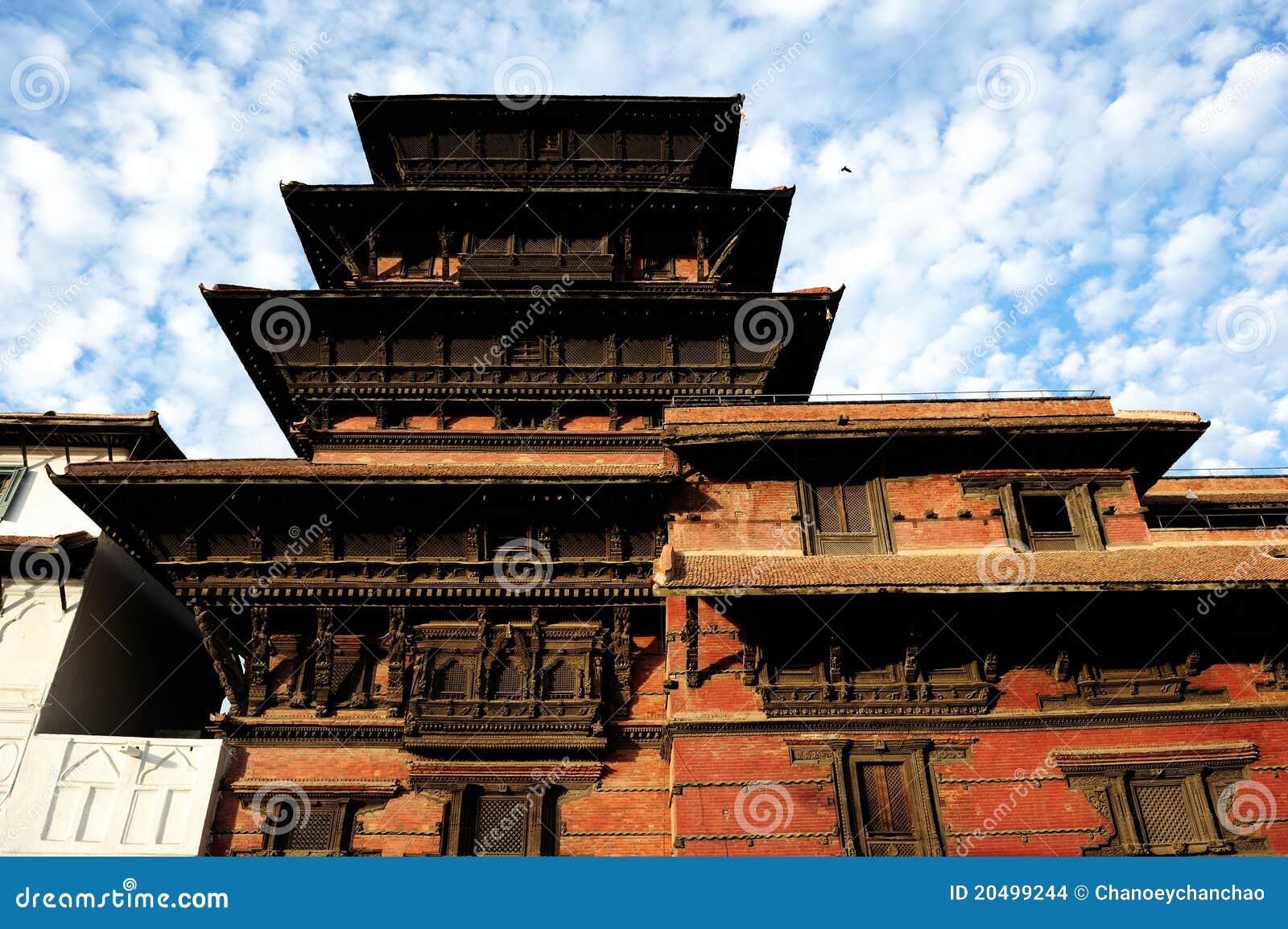 Building in Nepal stock photo. Image of large, range - 20499244