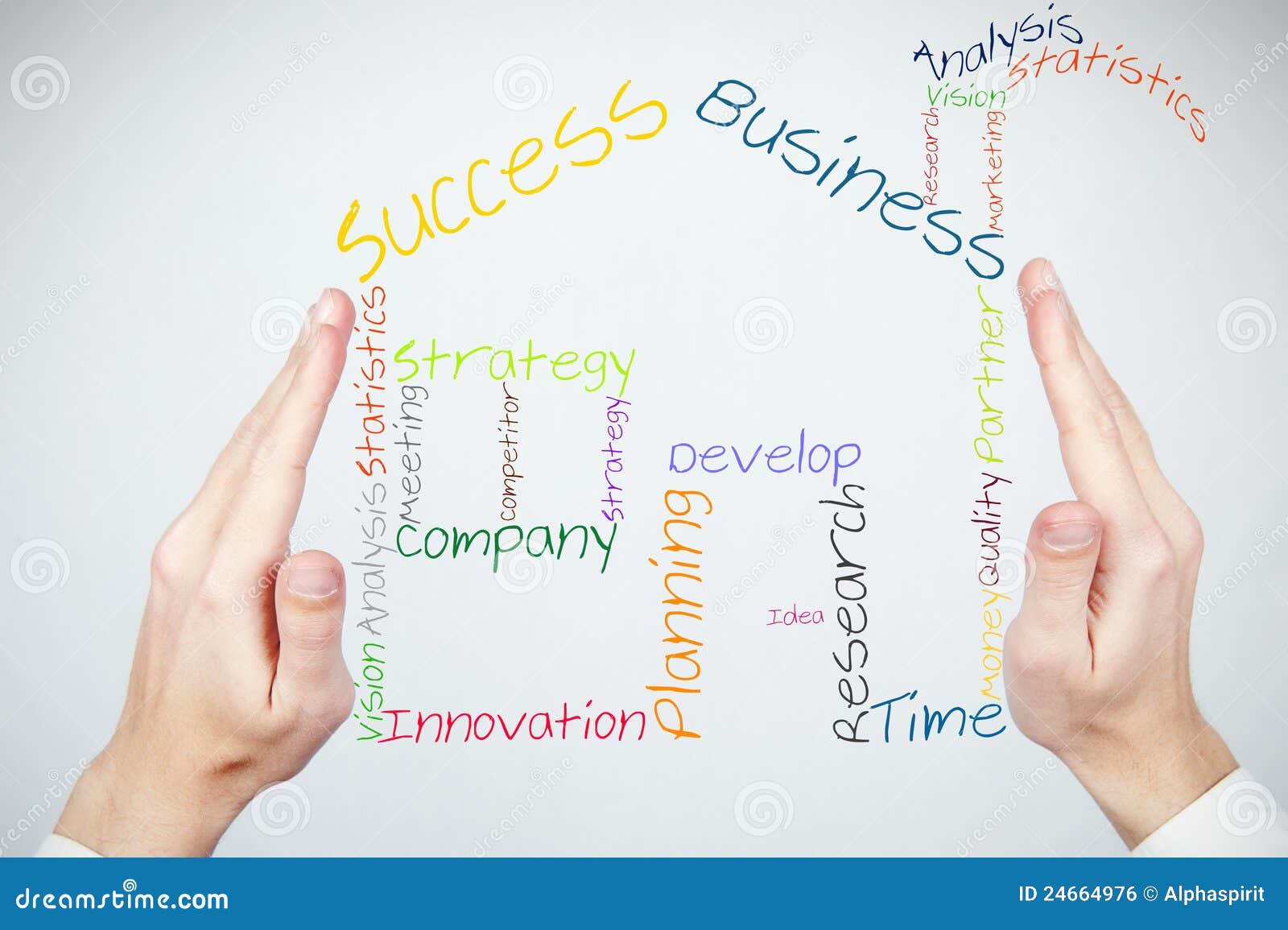 Building a new business stock photo. Image of statistics - 24664976