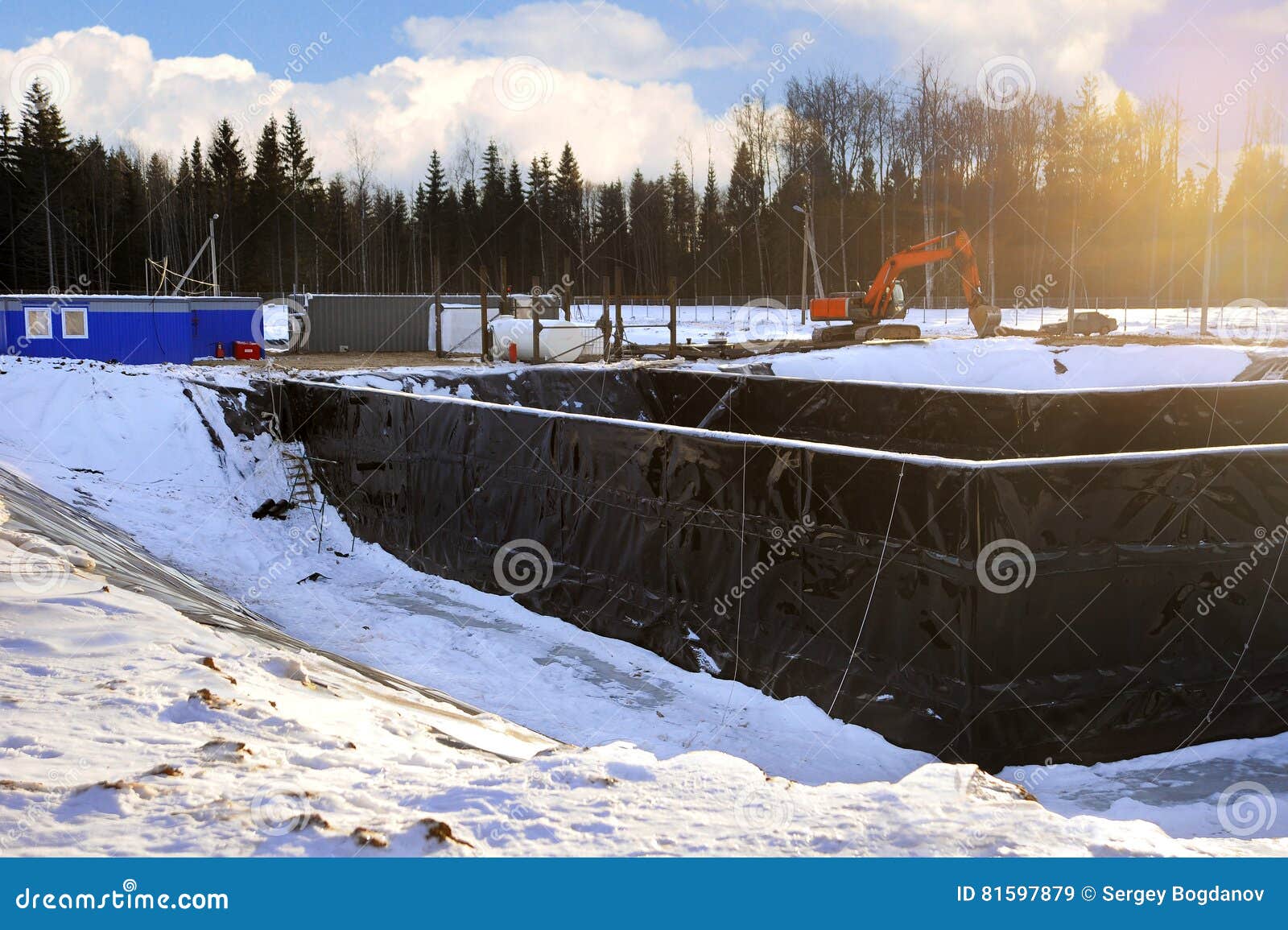 Building a New Dumping of Waste Stock Image - Image of storage, garbage ...