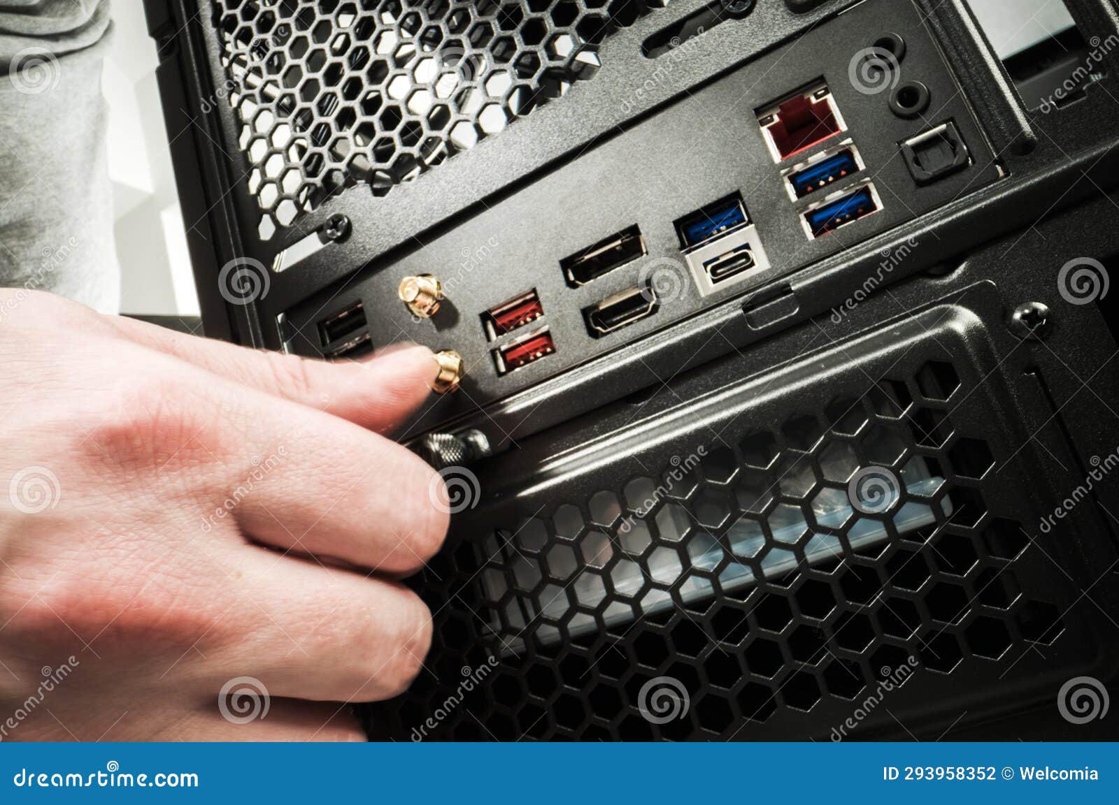 Building New Modern Computer Stock Photo - Image of side, machine ...