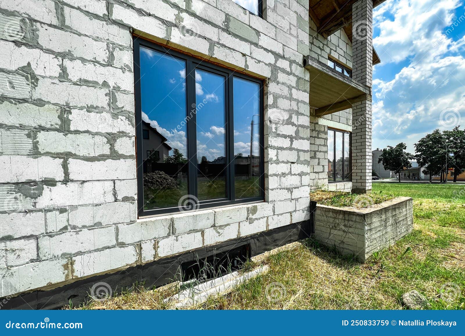 Building a New Private House of Blocks. Stock Image - Image of building ... Building a New Private House of Blocks. Stock Image - Image of building ...