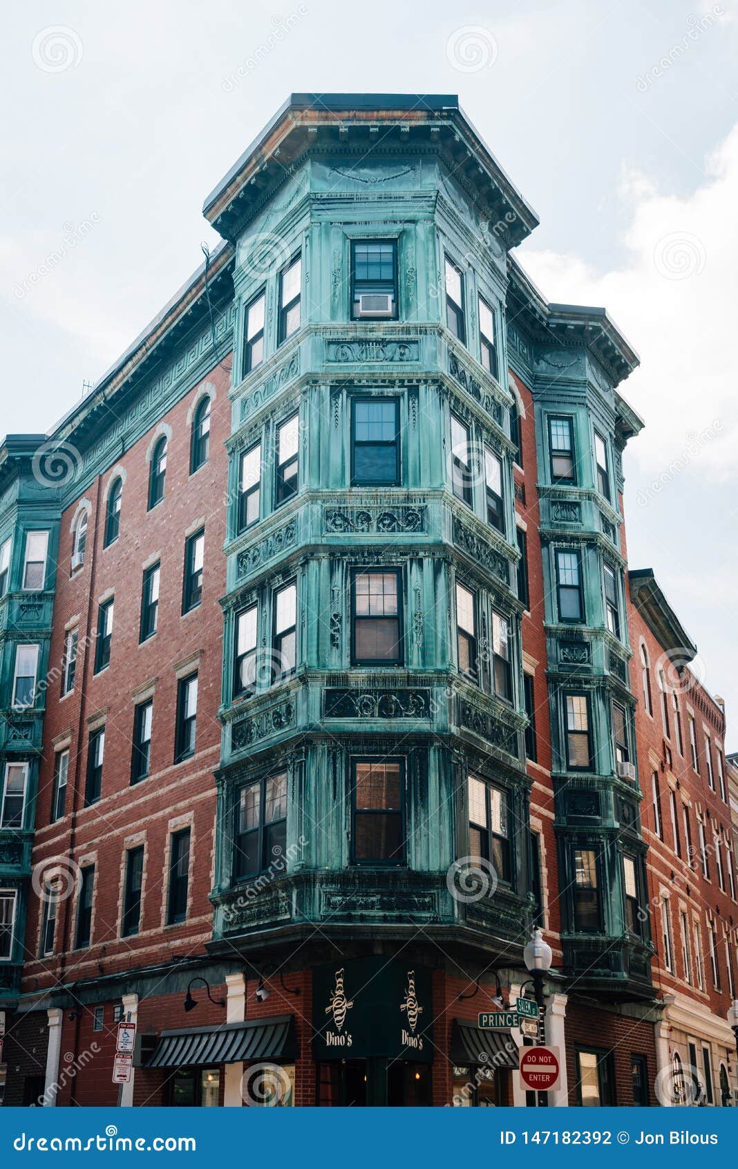 A Building in the North End of Boston, Massachusetts Editorial ...