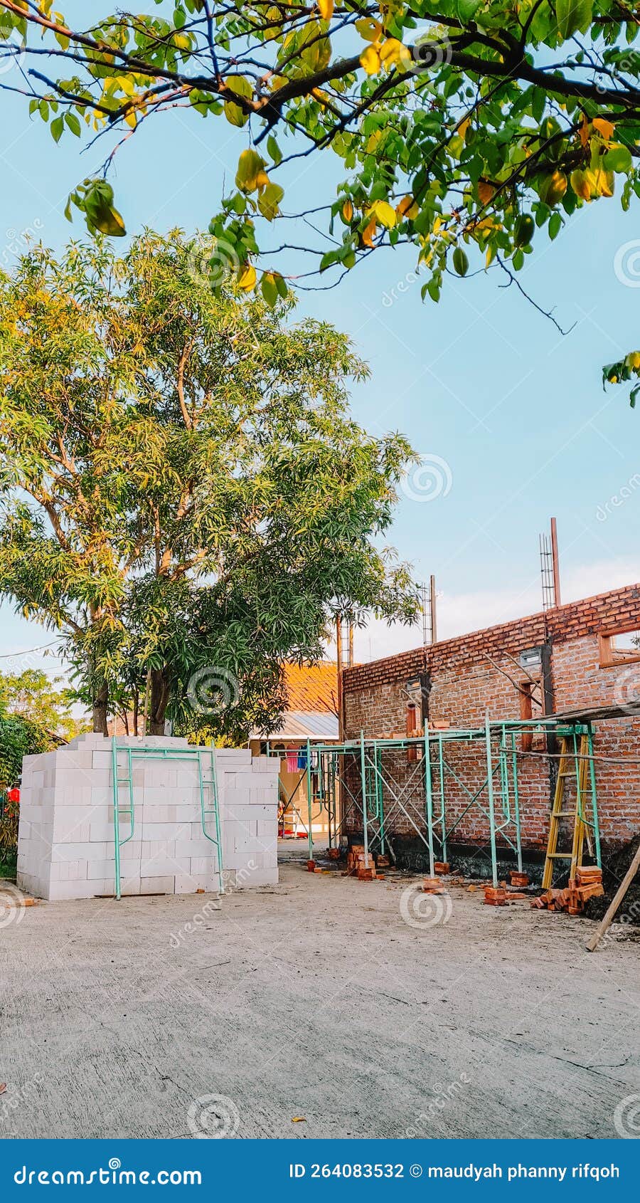 The Building is Not Finished Stock Photo - Image of facade ...