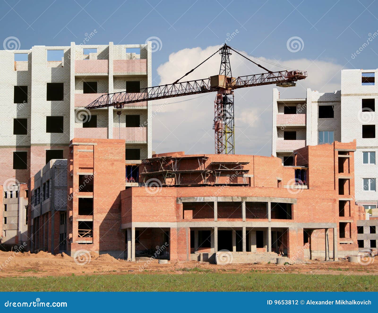 Building object. stock photo. Image of window, building - 9653812