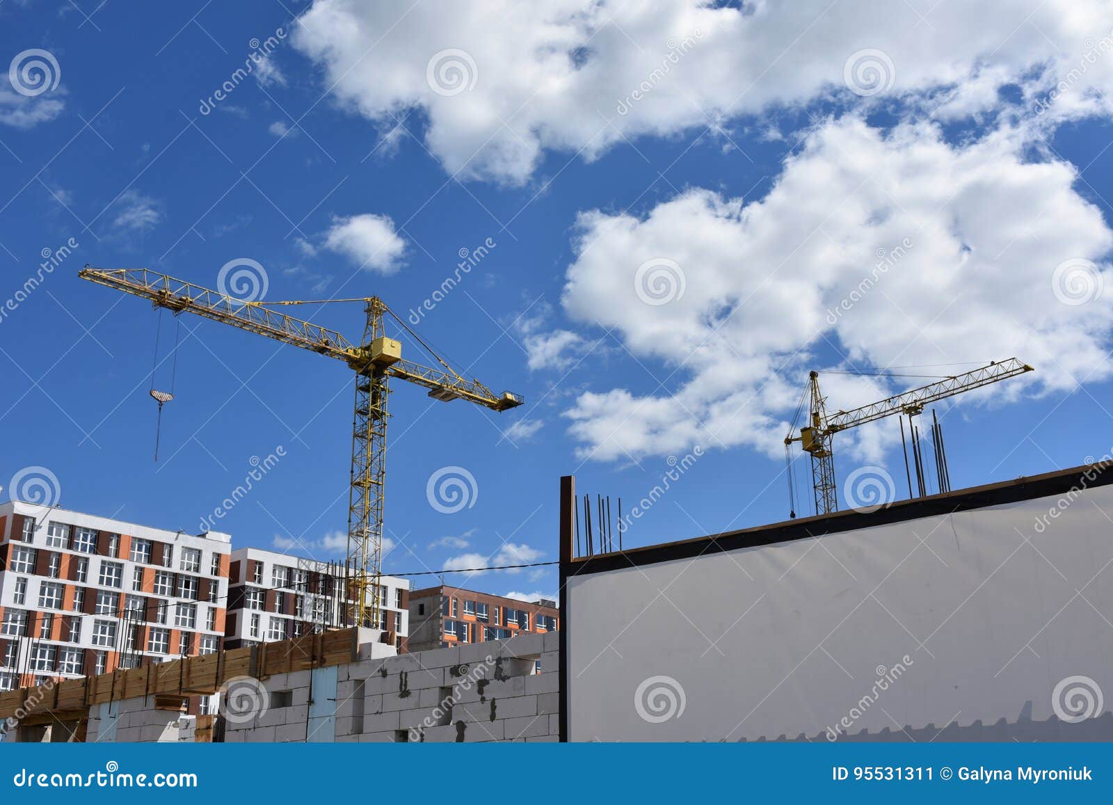 Building objects building, stock image. Image of worker - 95531311
