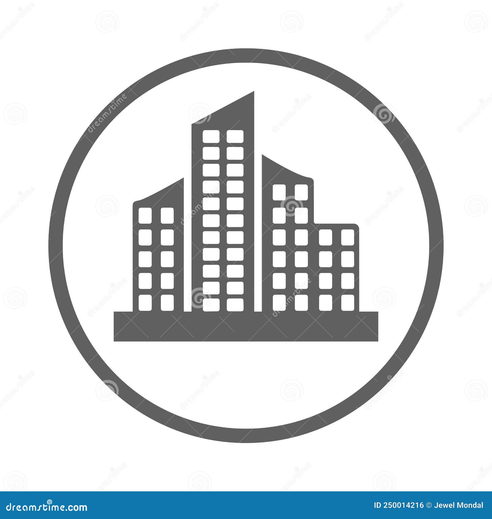 Building, Office, Architecture Icon. Gray Vector Graphics Stock ...