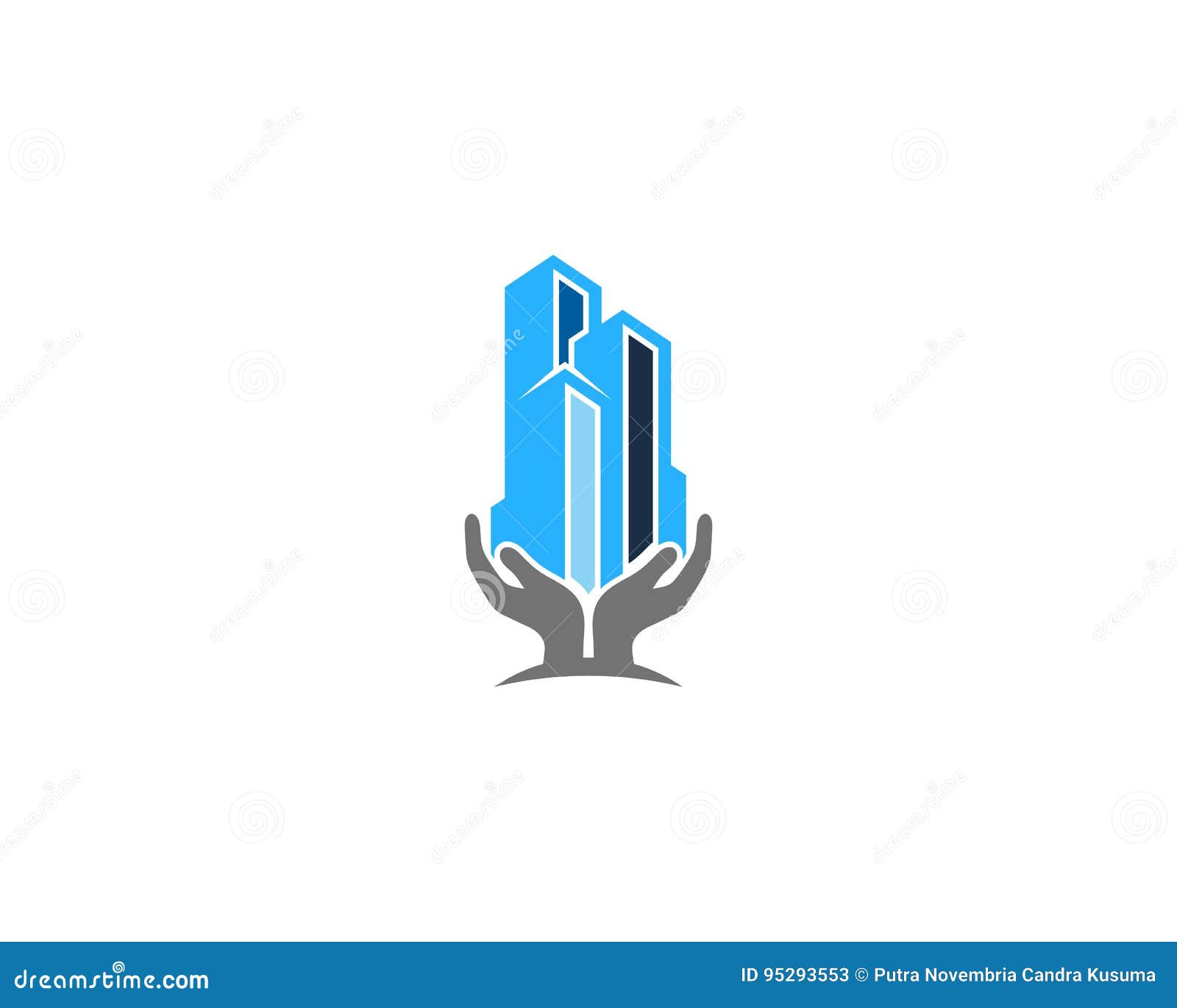 Building Office Care Icon Logo Design Element Stock Vector ...