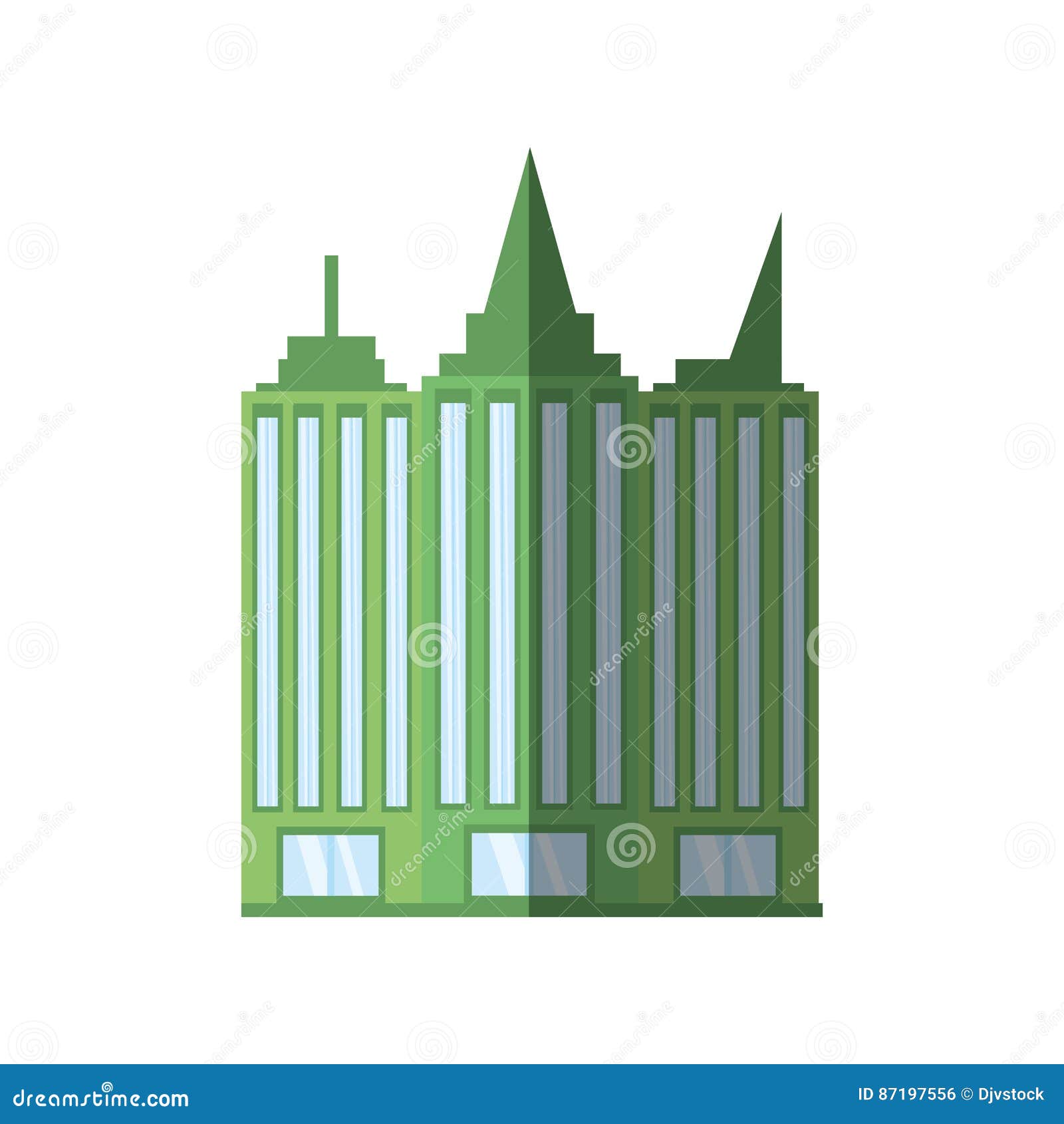 Building Office Work Shadow Stock Illustration - Illustration of ...