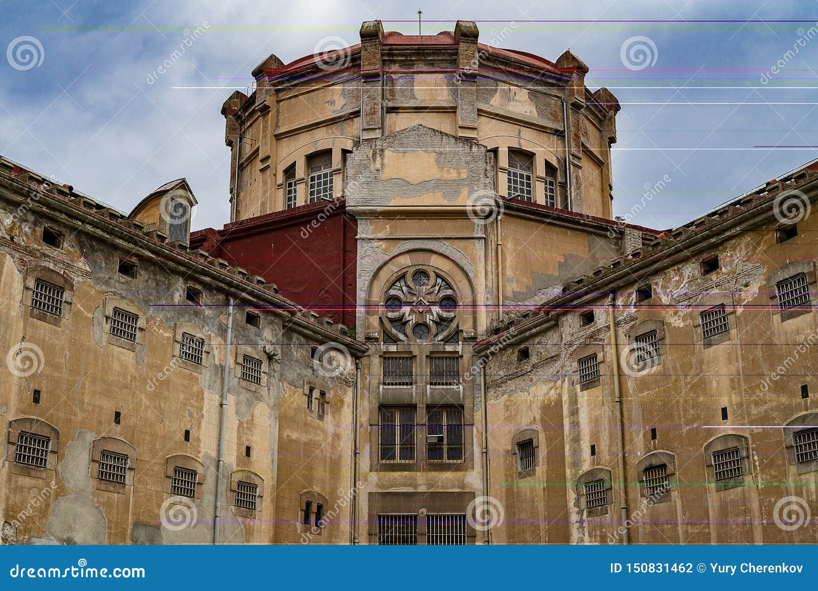 Building of old Prison stock photo. Image of state, room - 150831462