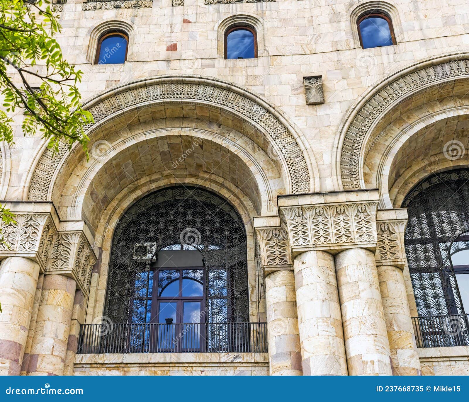The Building of the Old Soviet Architecture Stock Image - Image of ...