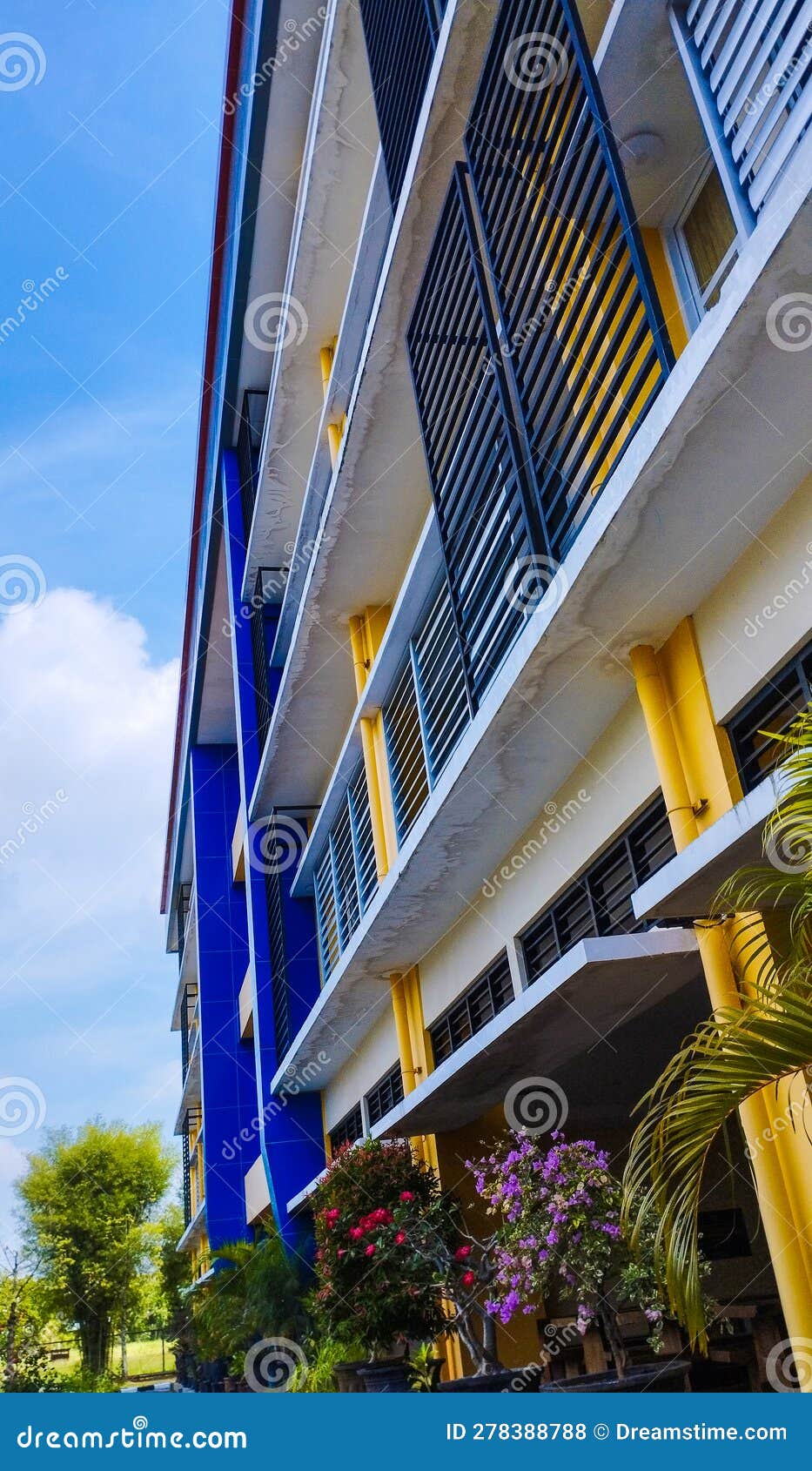 A Building in One of the Educational Places Around the House Stock ...