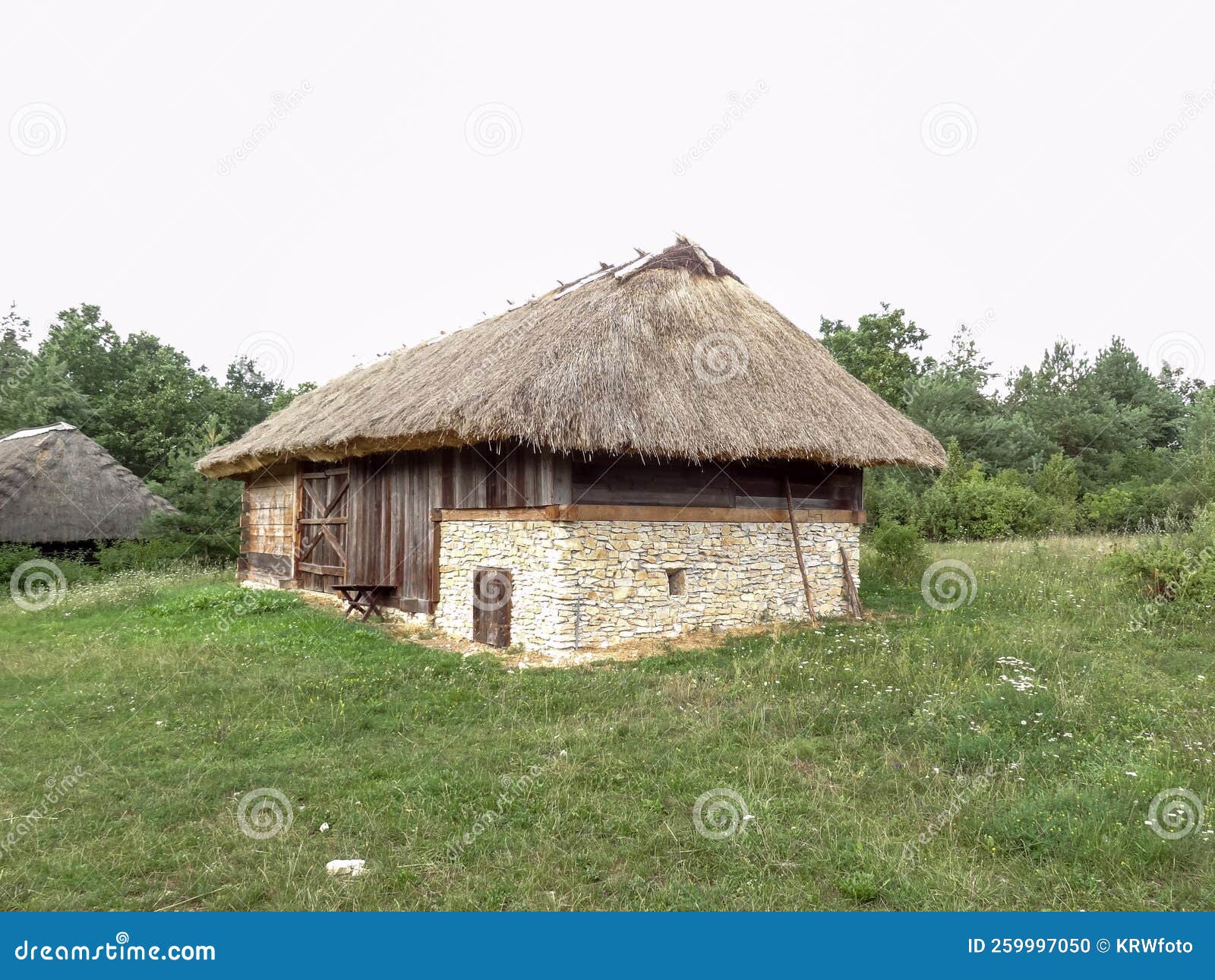 The Building in the Open-air Museum Stock Photo - Image of rustic ...