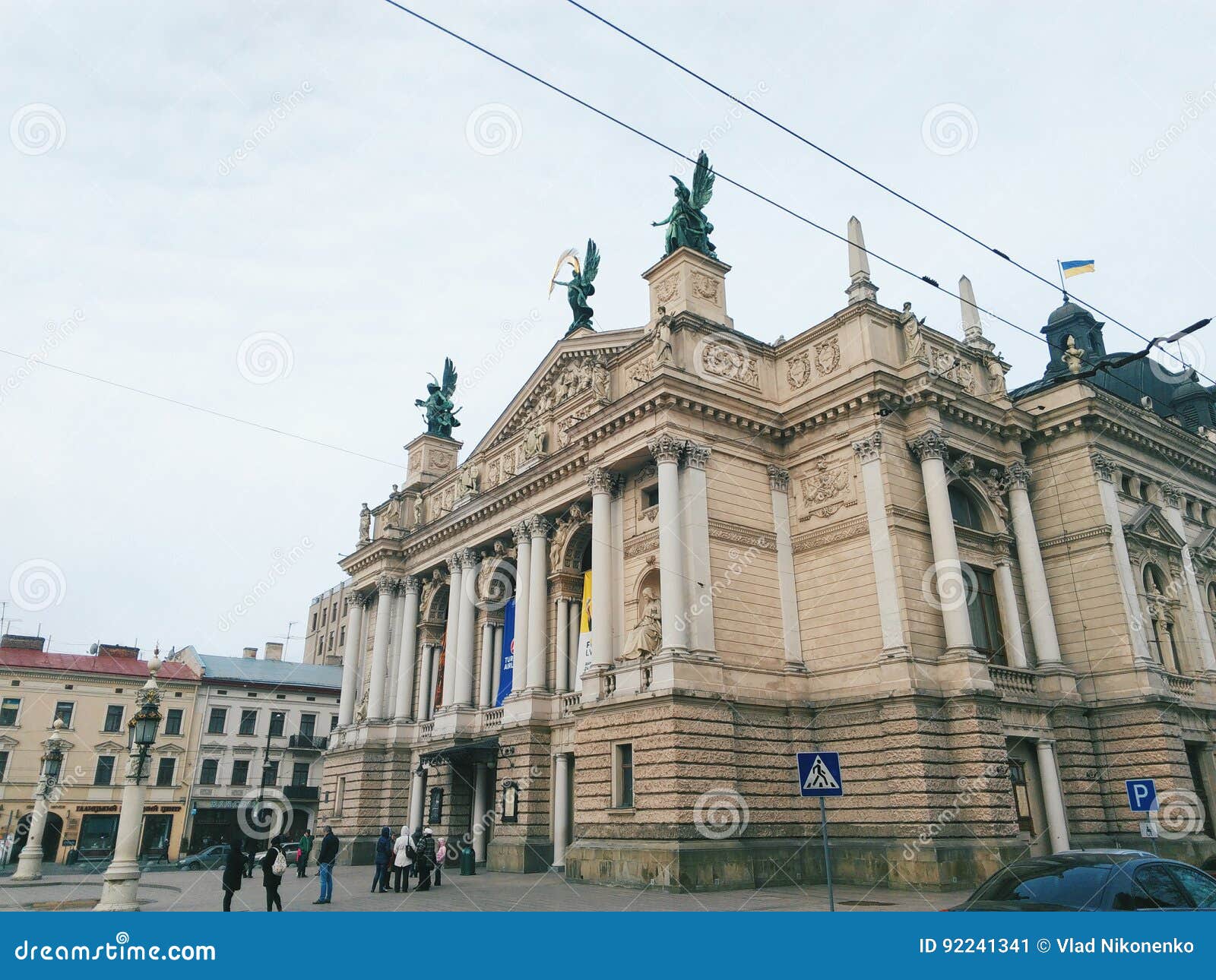 The Building of the Opera and Ballet Theater in the City of Lviv ...