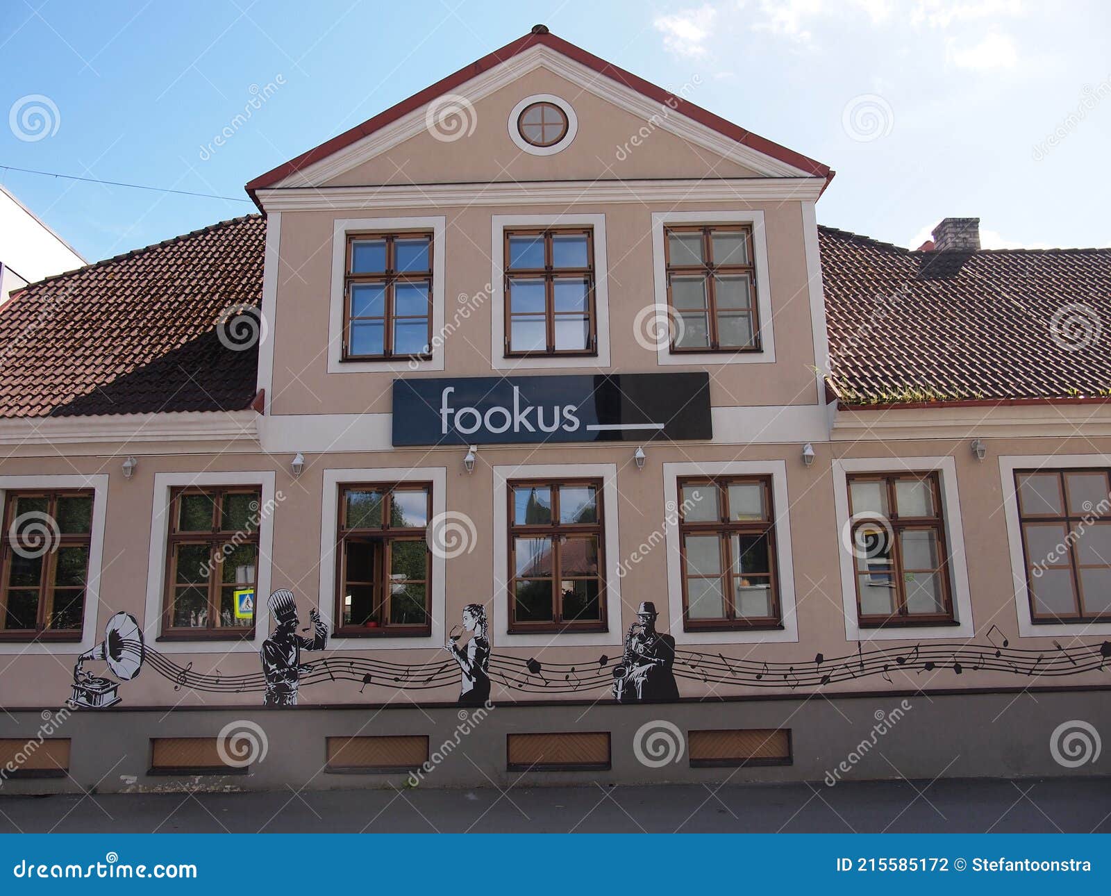 Building in PÃ¤rnu (Estonia) Editorial Photography - Image of centre ...