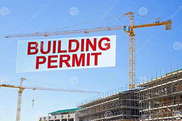 Building Permit Concept in Building Activity and Construction Industry ...