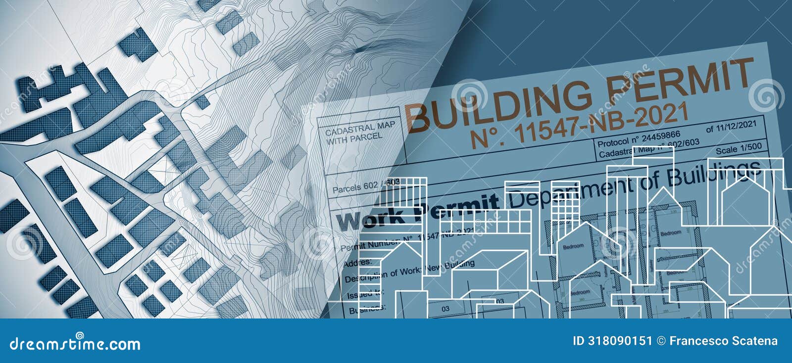 Building Permit Concept through an Imaginary Cadastral Map and Urban ...