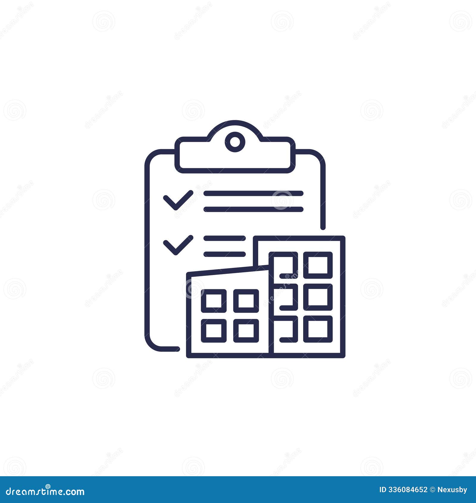 Permit Icon Vector | CartoonDealer.com #336127689