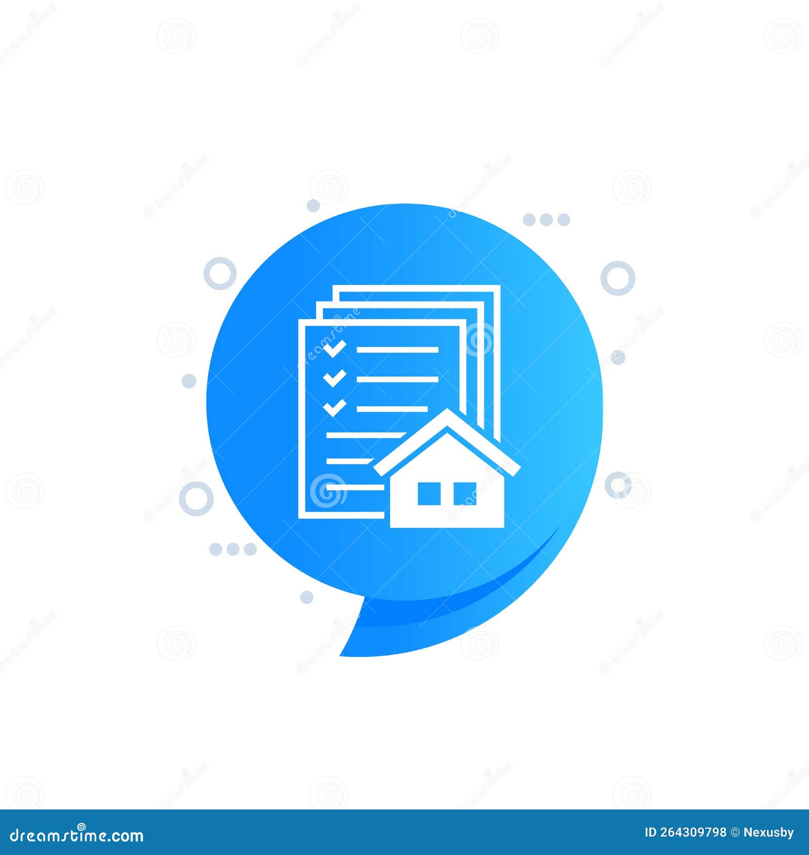 Building Permit Icon for Web Stock Vector - Illustration of safety ...