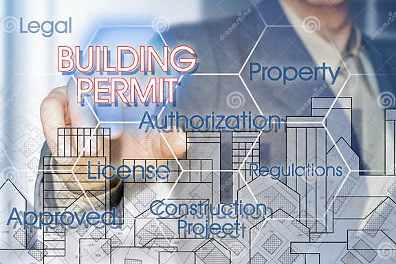 BUILDING PERMIT INFOGRAPHIC with Architect or Engineer Describing What a Building Permit is ...