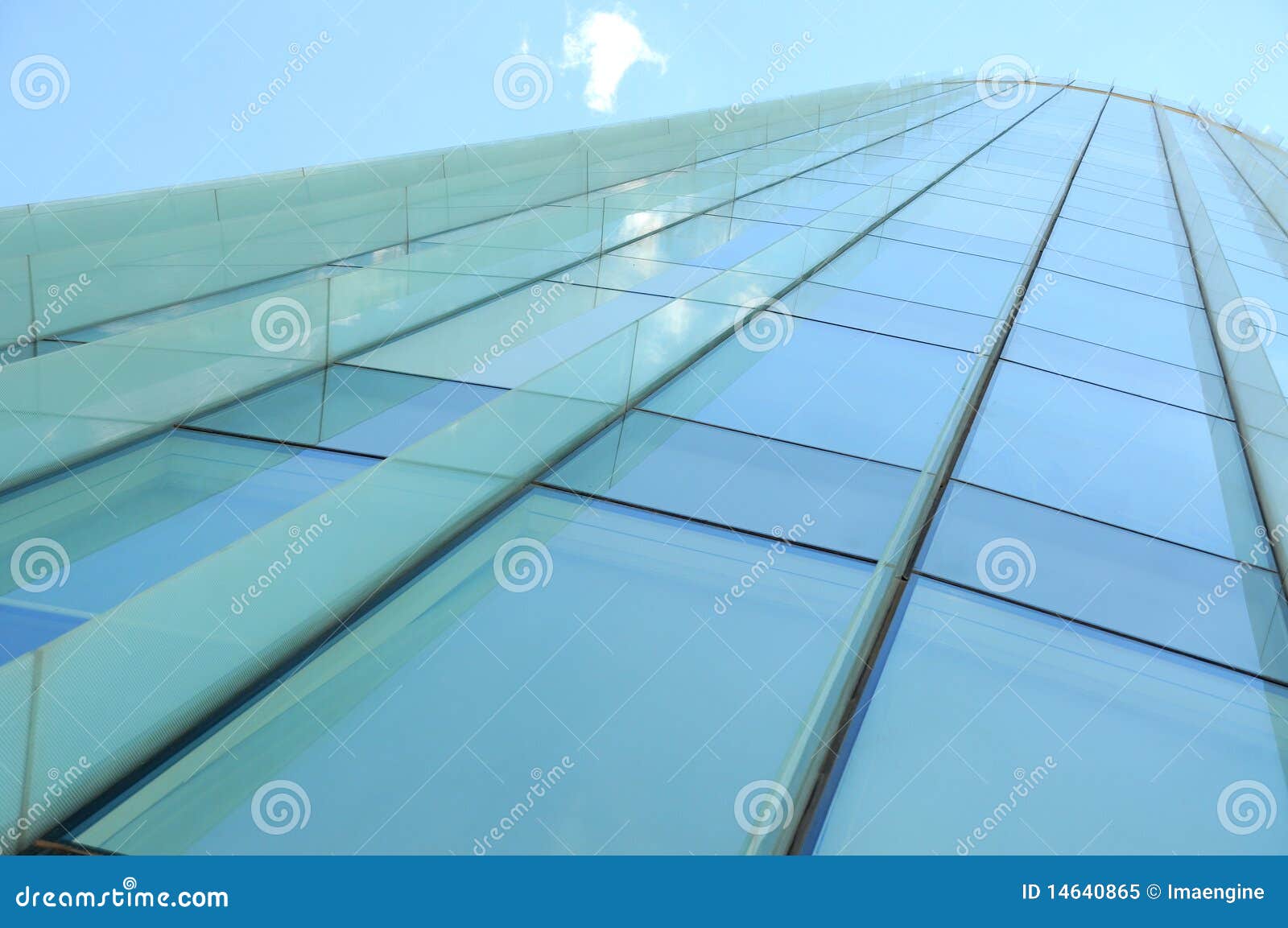 Building Perspective (glass Wall) Stock Image - Image of high, power ...