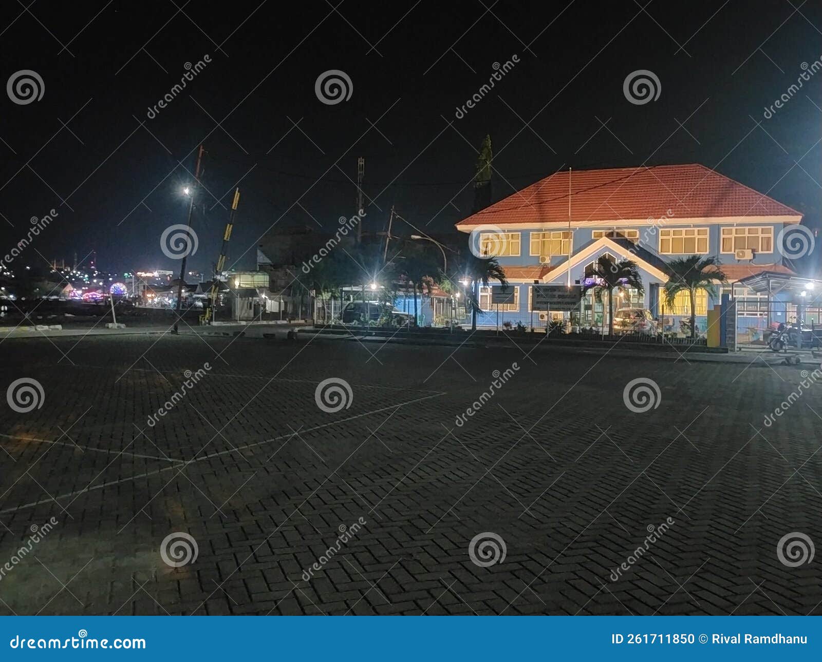 Building Picture in Night Vision Stock Photo - Image of mode, authority ...
