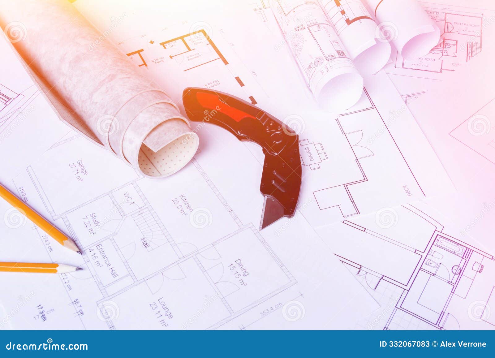 Building Plan. Linoleum and Flooring Installation Tools. Repair in the ...