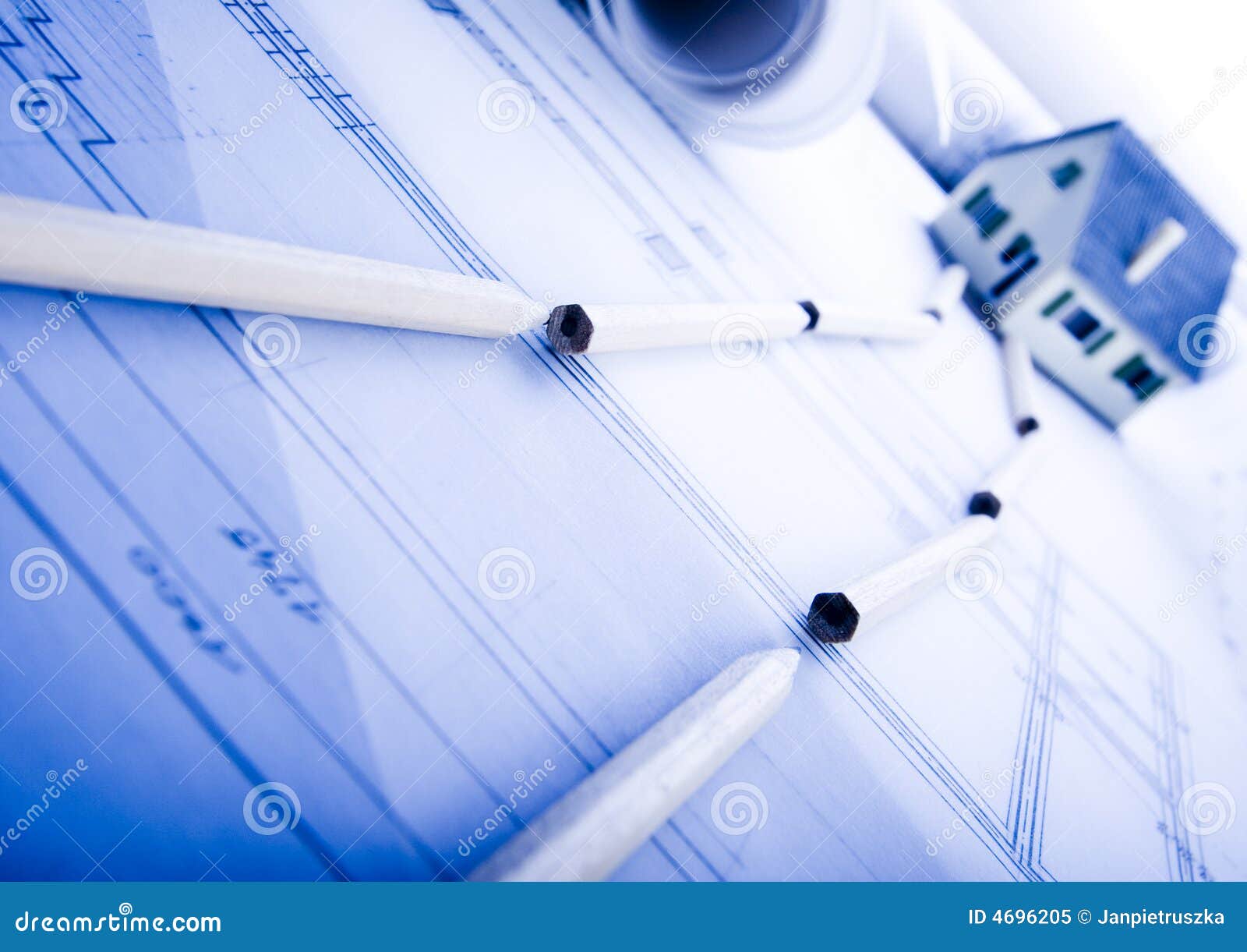 Building plans stock image. Image of proposal, drawing - 4696205