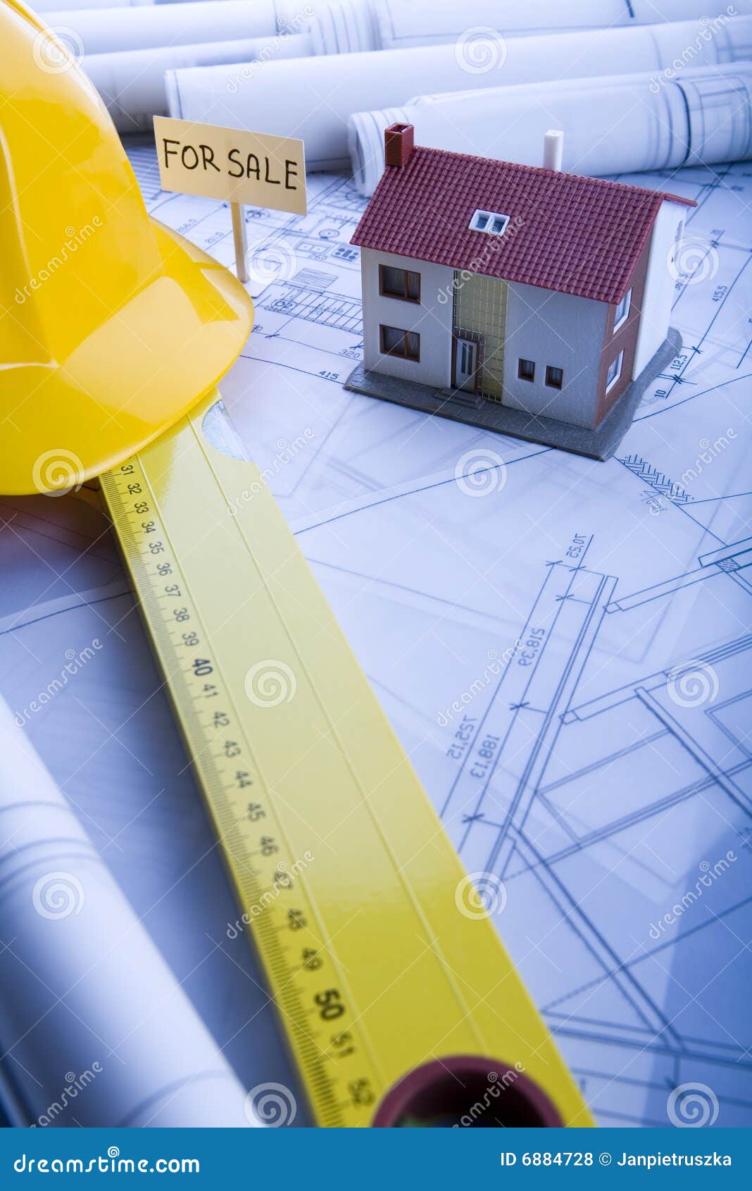 Building plans stock photo. Image of drawing, home, draft - 6884728