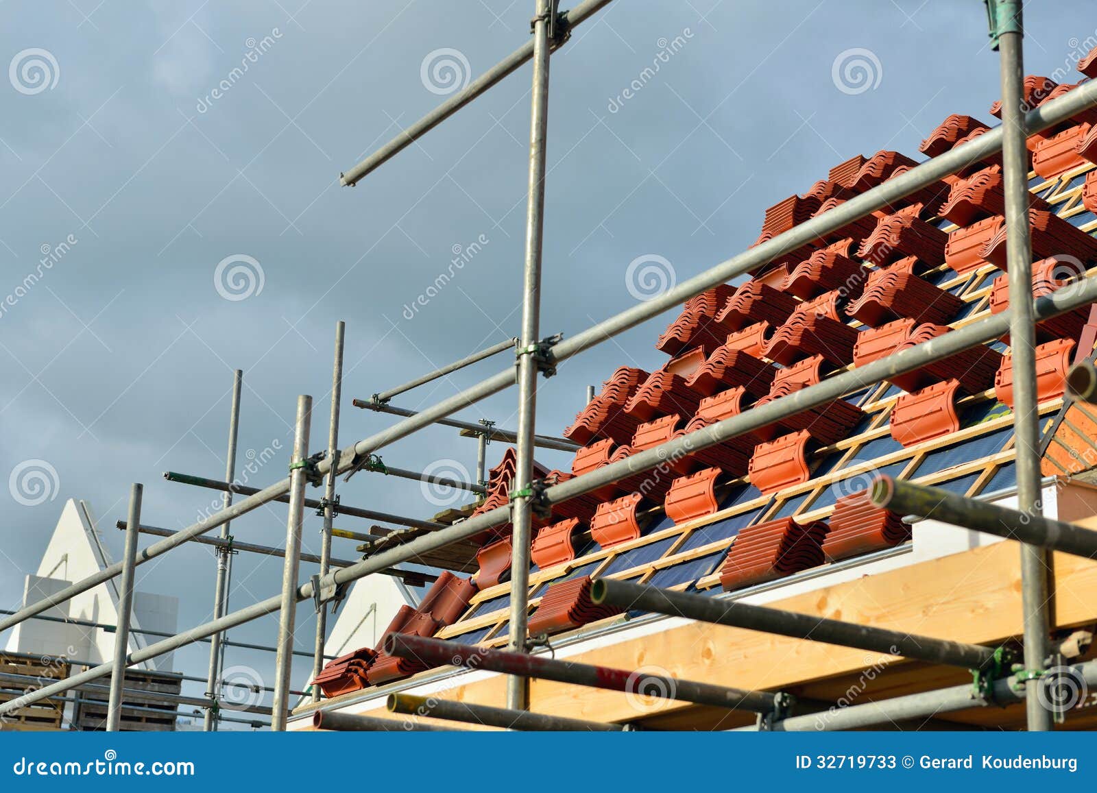 Building plot of new homes stock image. Image of texture - 32719733
