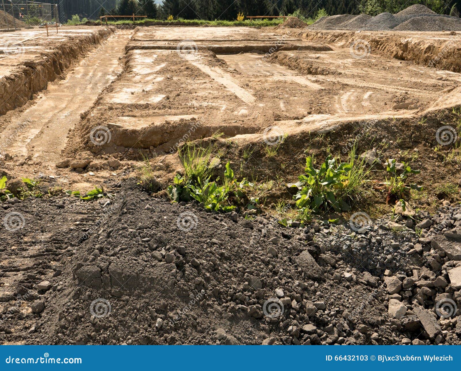 Building plot stock image. Image of build, investment - 66432103