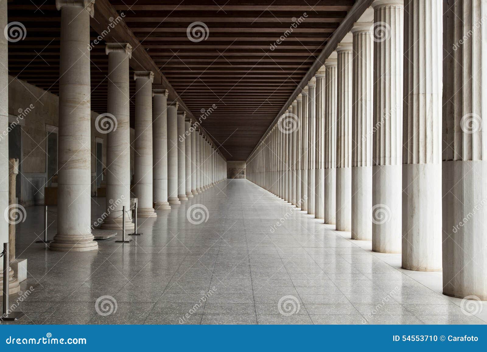 Building with portico stock photo. Image of detail, focus - 54553710