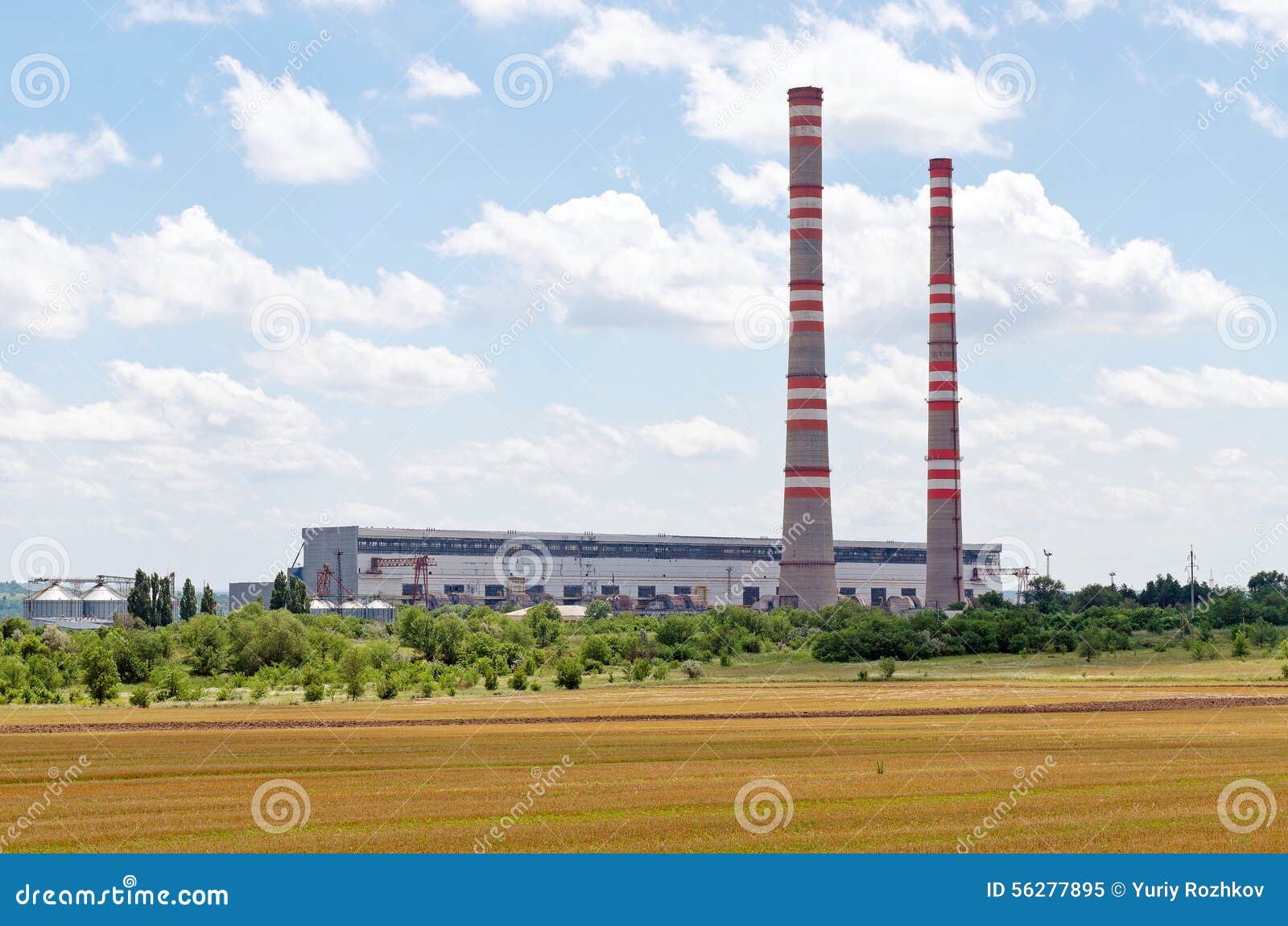 Building power plants stock image. Image of great, view - 56277895